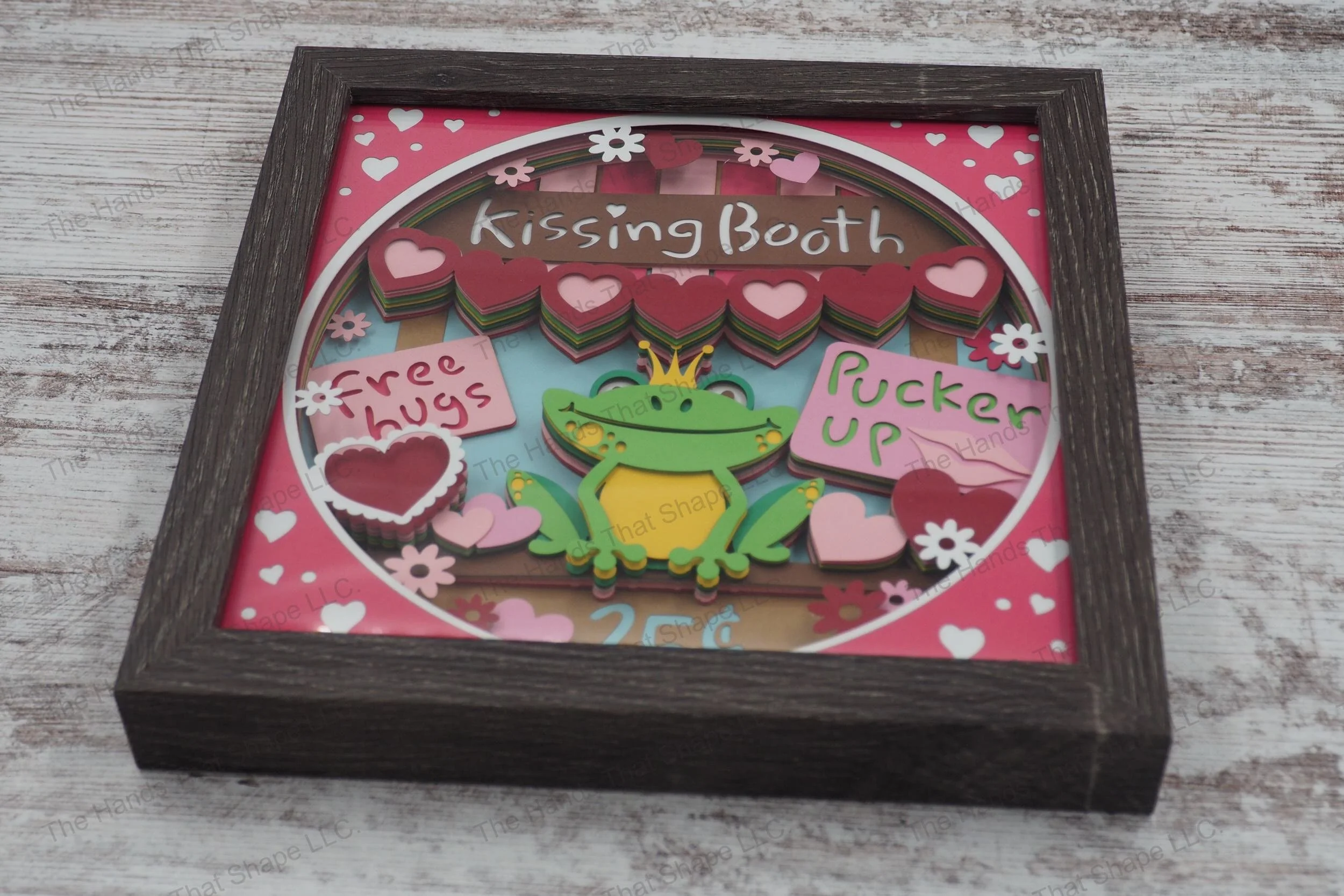 Reeling Fisherman Layered Paper Art Shadow Box
