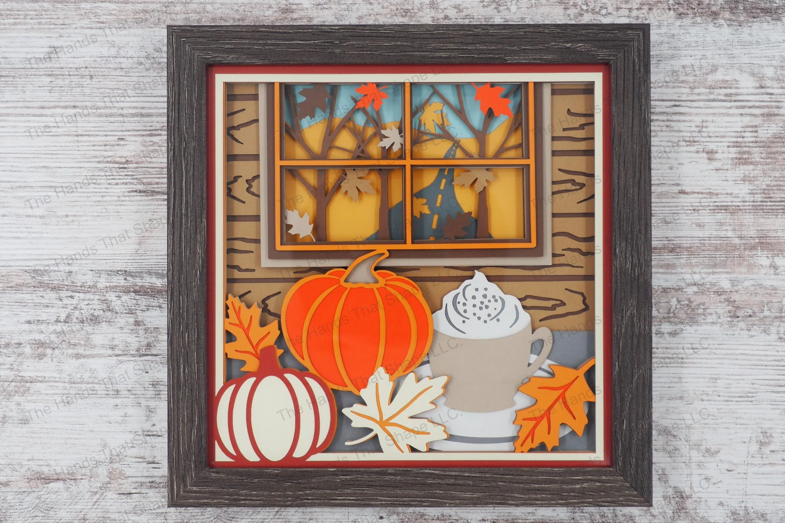Nativity Layered Paper Art Shadow Box