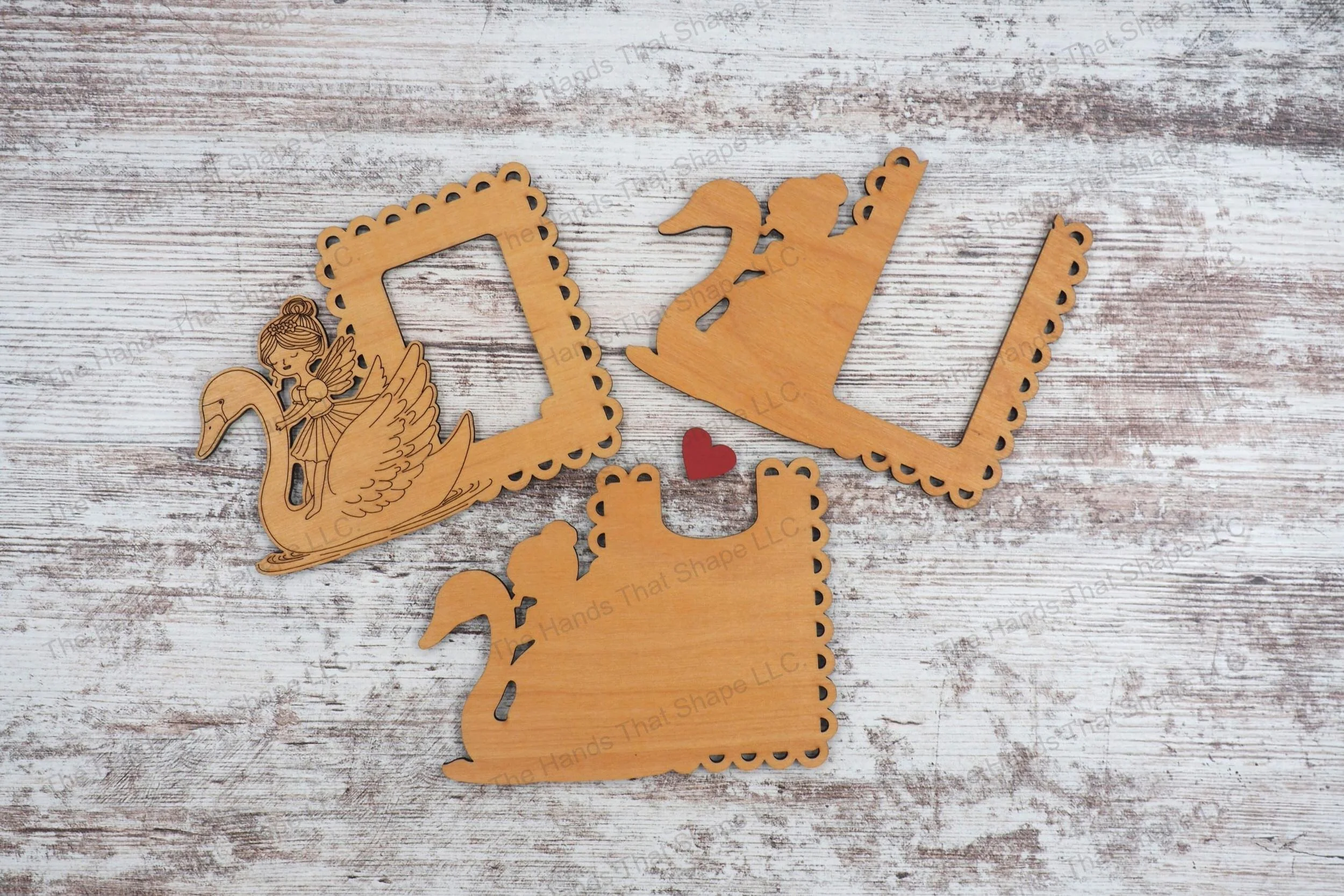 Bear Family Multi-Layer Inlay Art: Laser-Ready Digital Design File