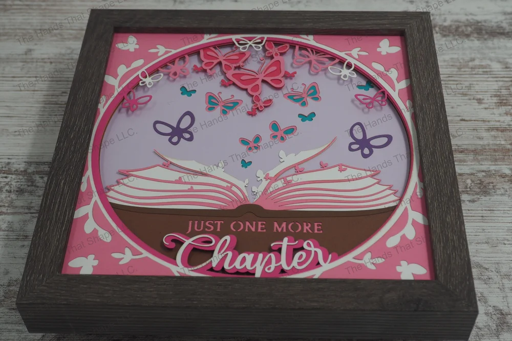 Carousel Layered Paper Art Shadow Box