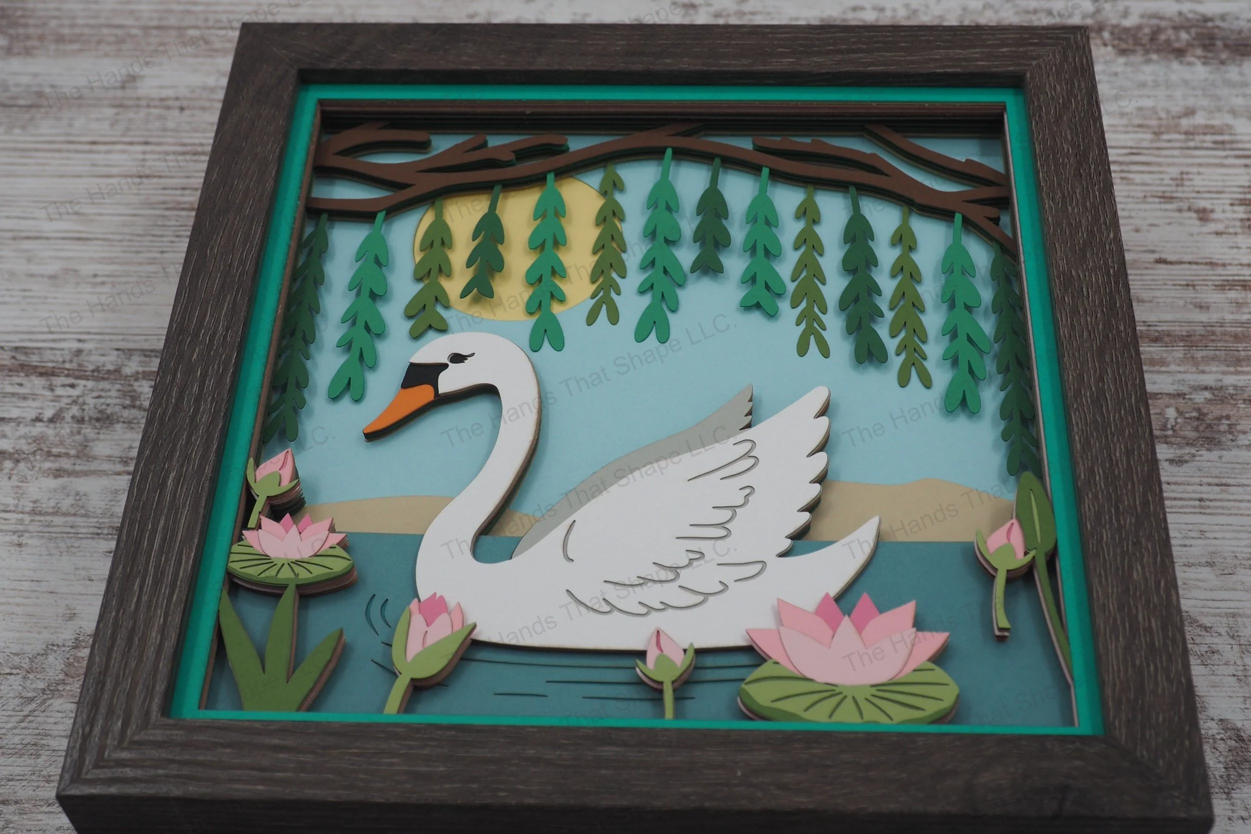 Carousel Layered Paper Art Shadow Box