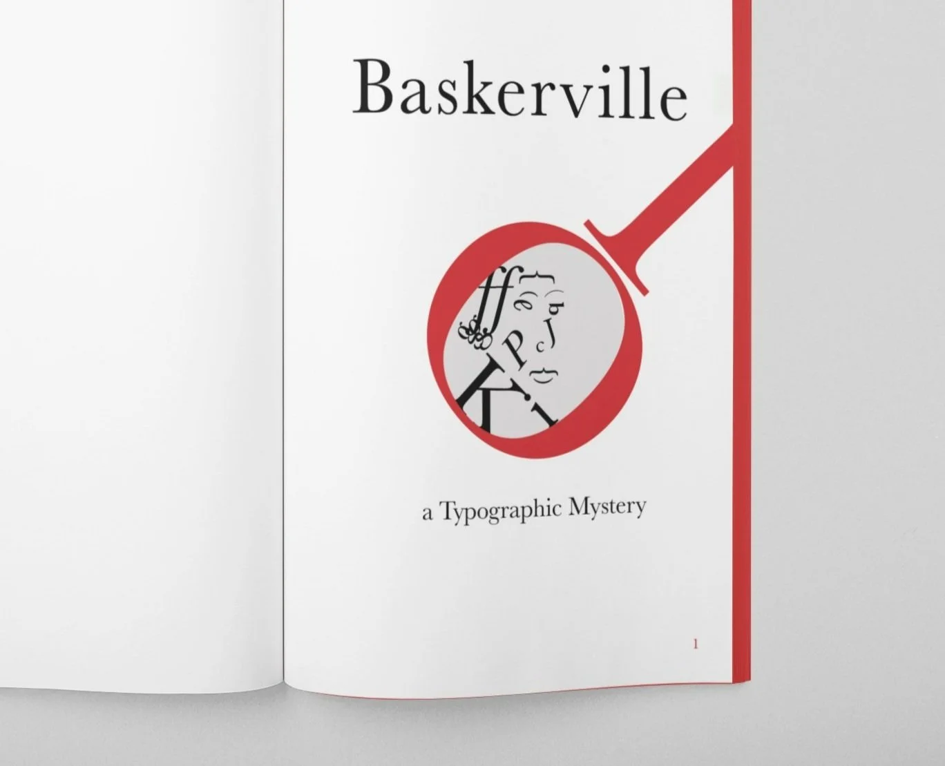 Baskerville Typographic Book — Jocelyn Arnold Designs