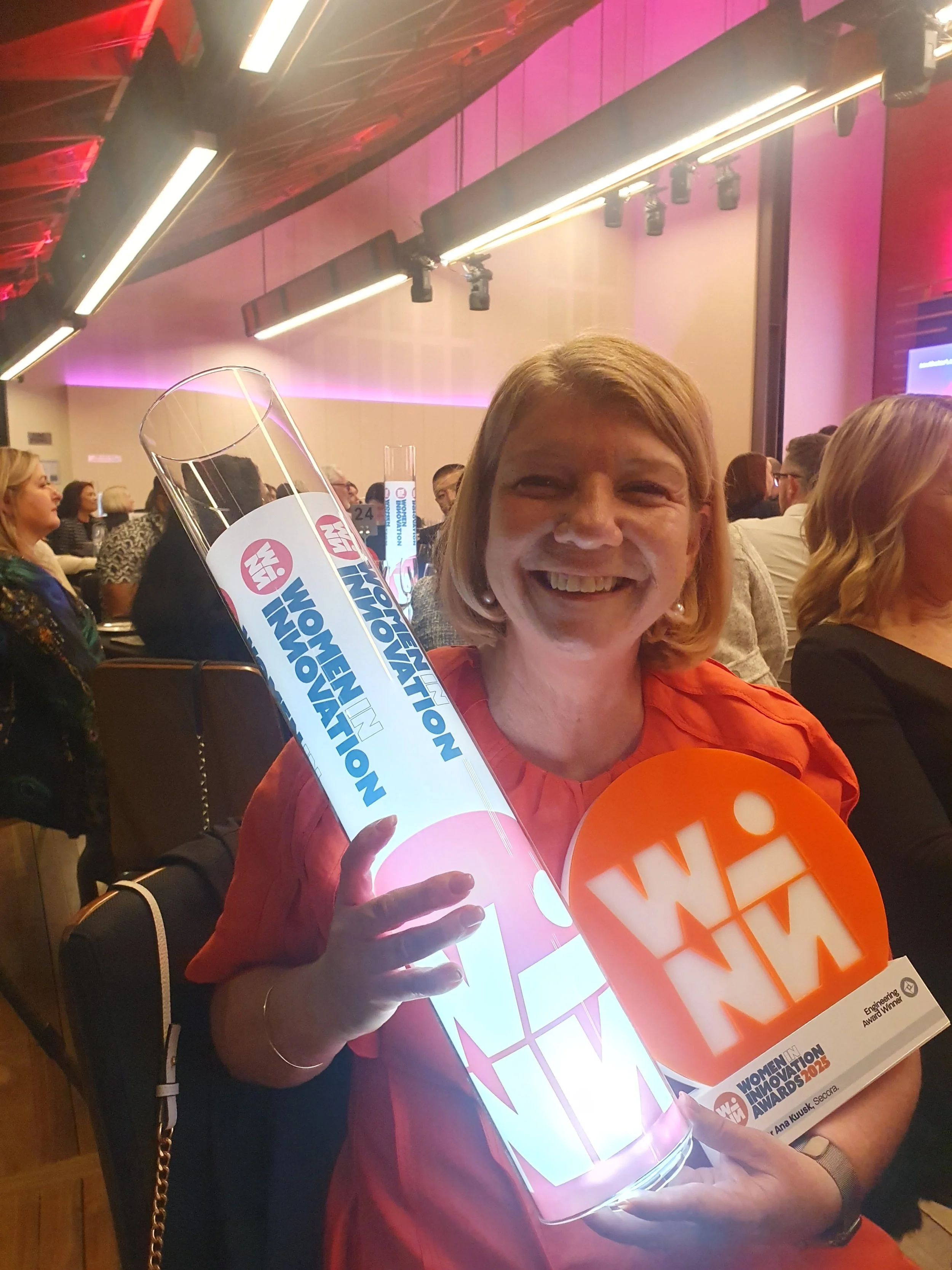 Dr Ana Kuusk Wins at the 2025 Women in Innovation Awards — Secora APII
