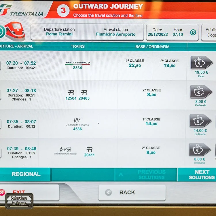 The Leonardo Express Tickets And Times To The Rome Airport