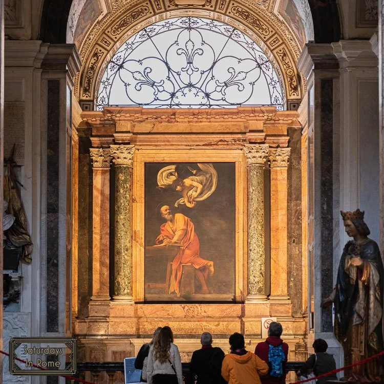 Enjoy Caravaggio Artwork At A French Church In Rome