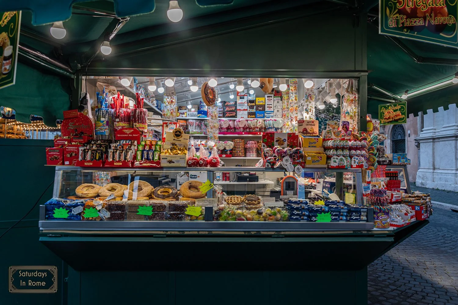 The Christmas Market In Piazza Navona, Rome, Italy