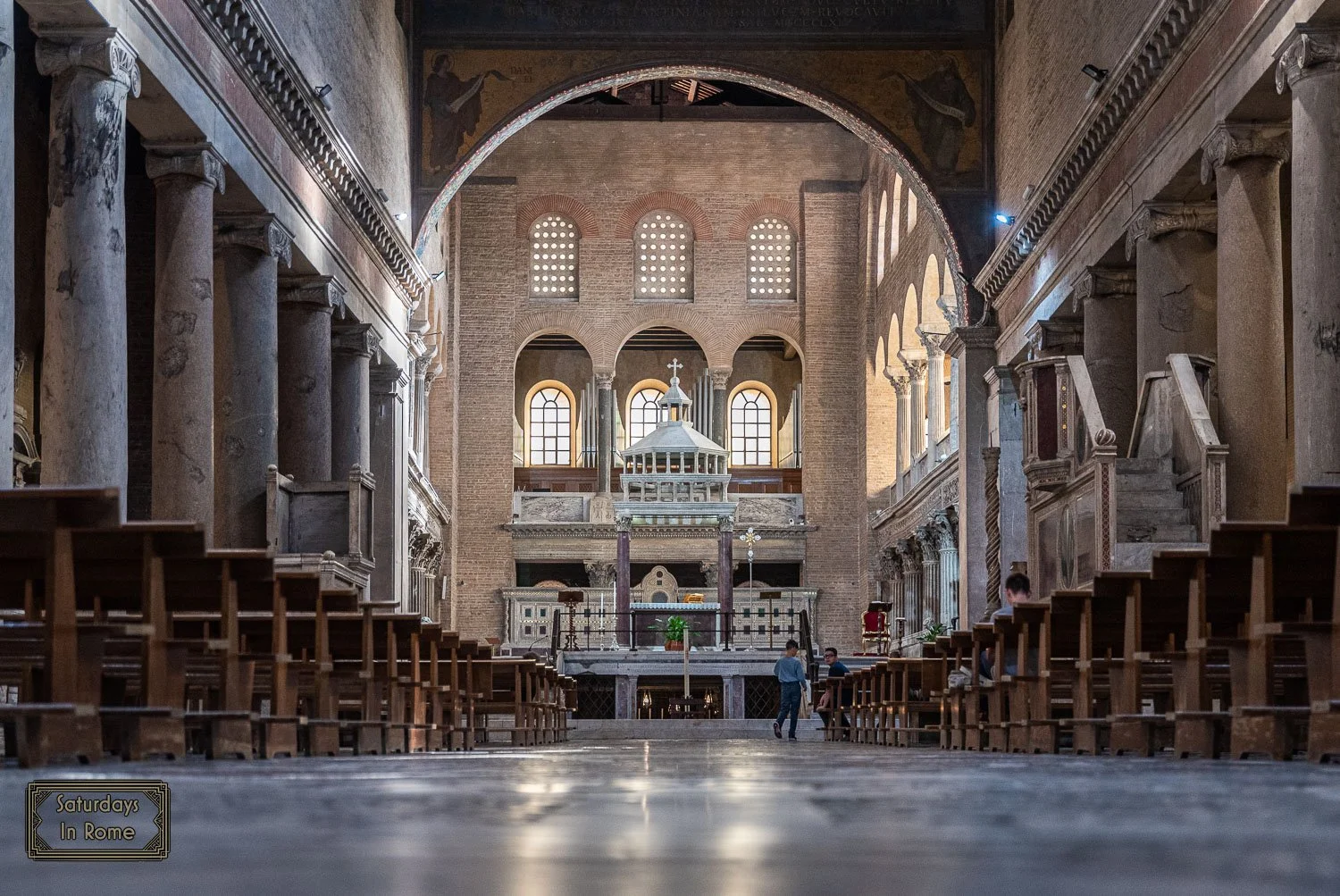 The Basilica of Saint Lawrence Outside The Walls Of Rome
