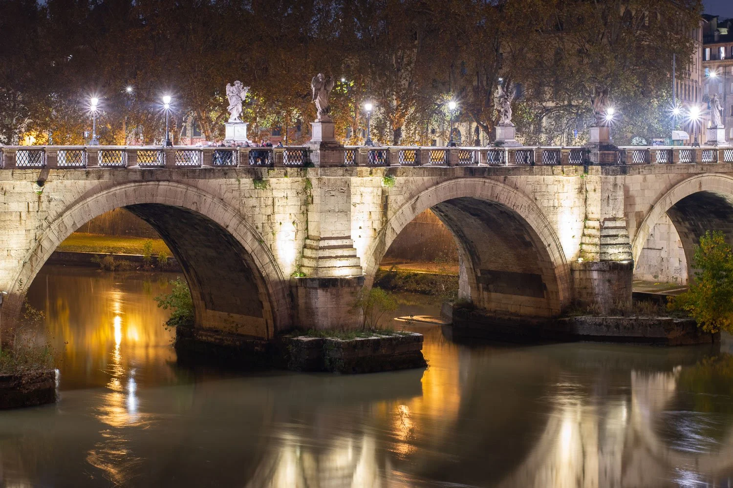 Navigating the St. Angelo Bridge in Rome