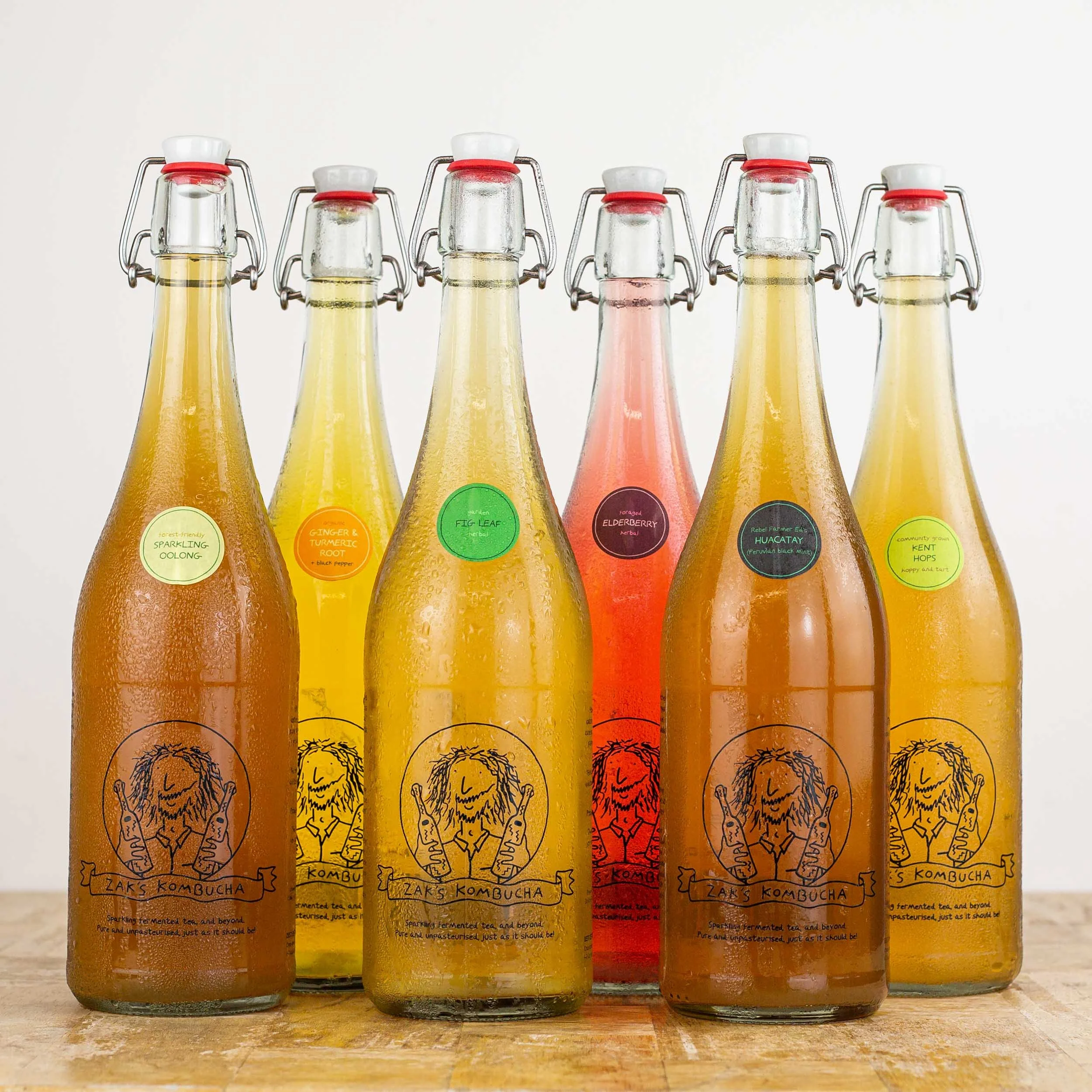 Zak's Kombucha 750ml Bottles — Zak's Kombucha