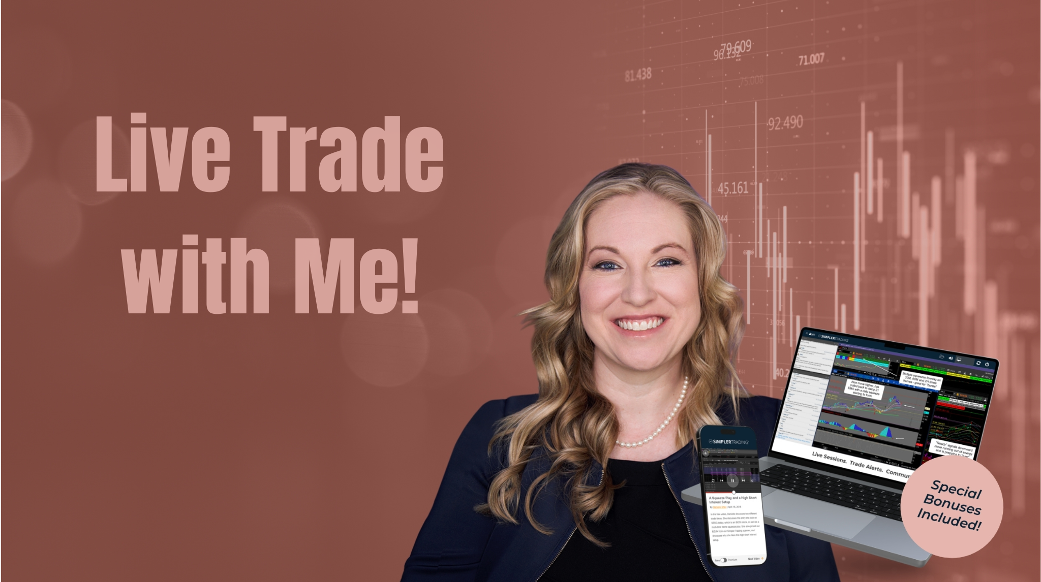 Live Trade with Danielle Shay of Simpler Trading — Sharpen Your Trading ...