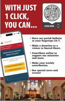 QR Codes — Sacred Heart Catholic Church, Moline, Illinois