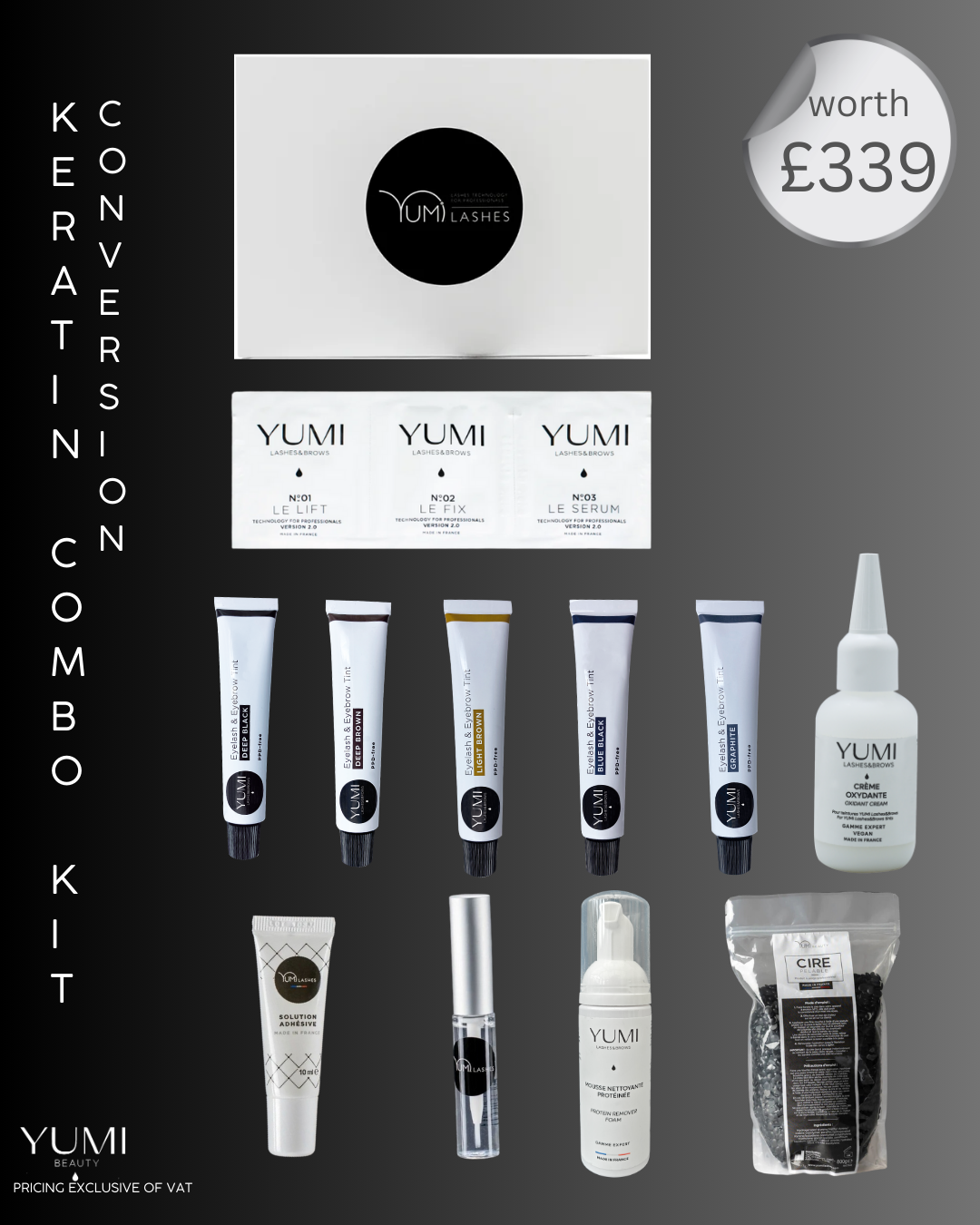 Conversion YUMI Keratin Brow & Lash Lift Combo Kit — Feel Good Pro Beauty