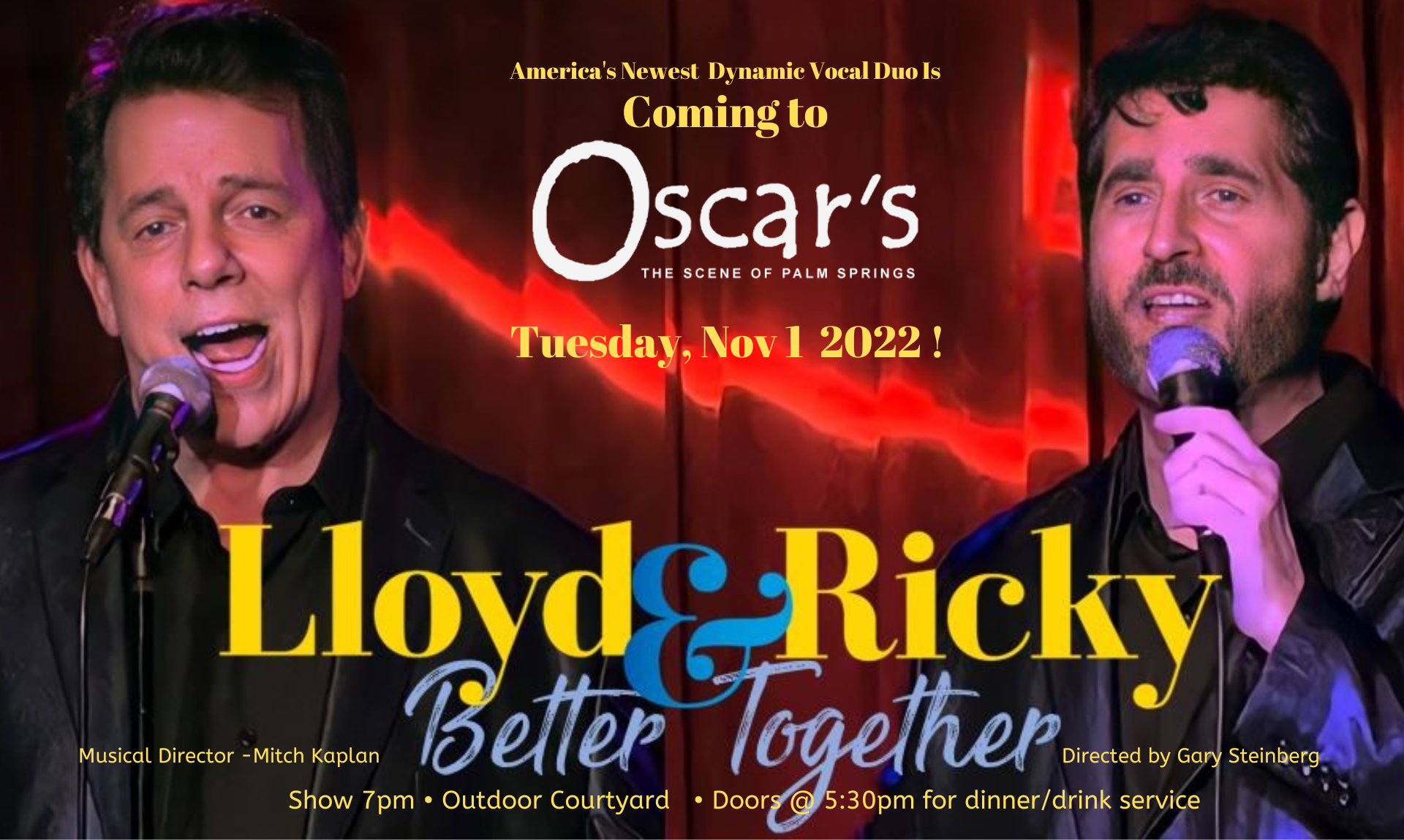 UPCOMING SHOWS — Lloyd & Ricky