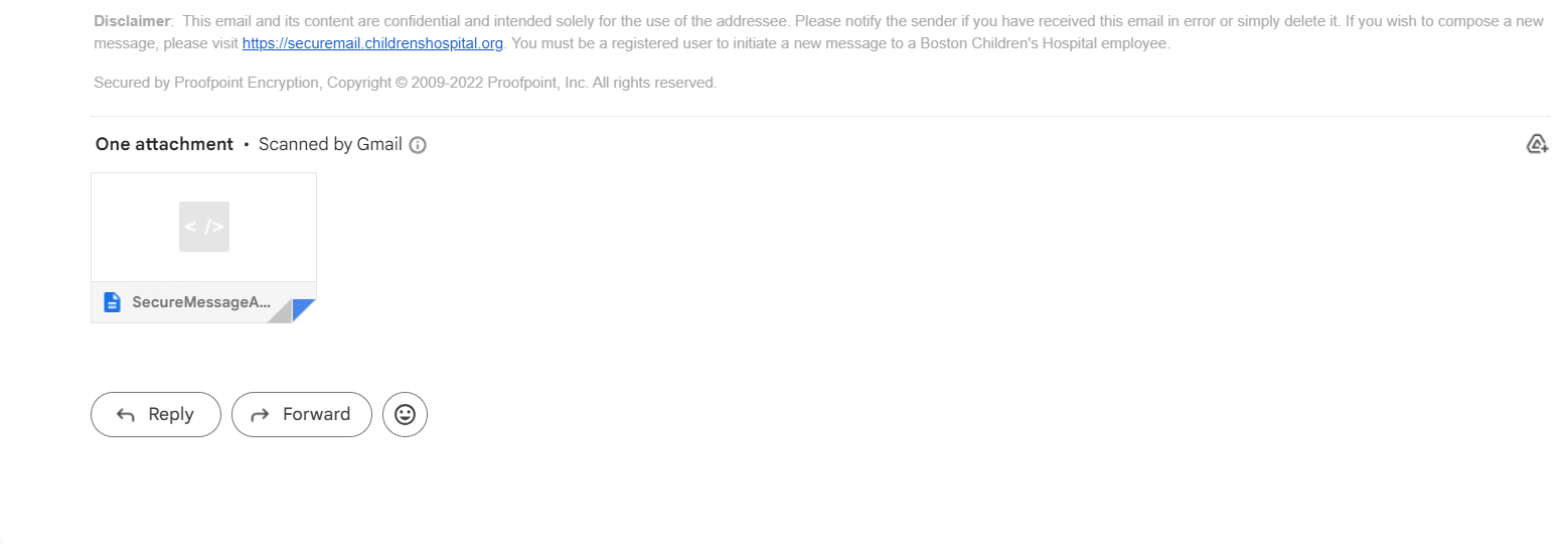 Secure Email — Sampson Lab