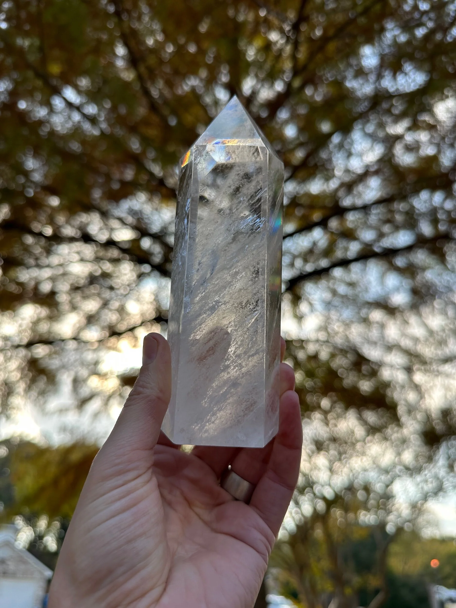 Octahedral Fluorite on Quartz (unpolished) Fujian, China — an altared space