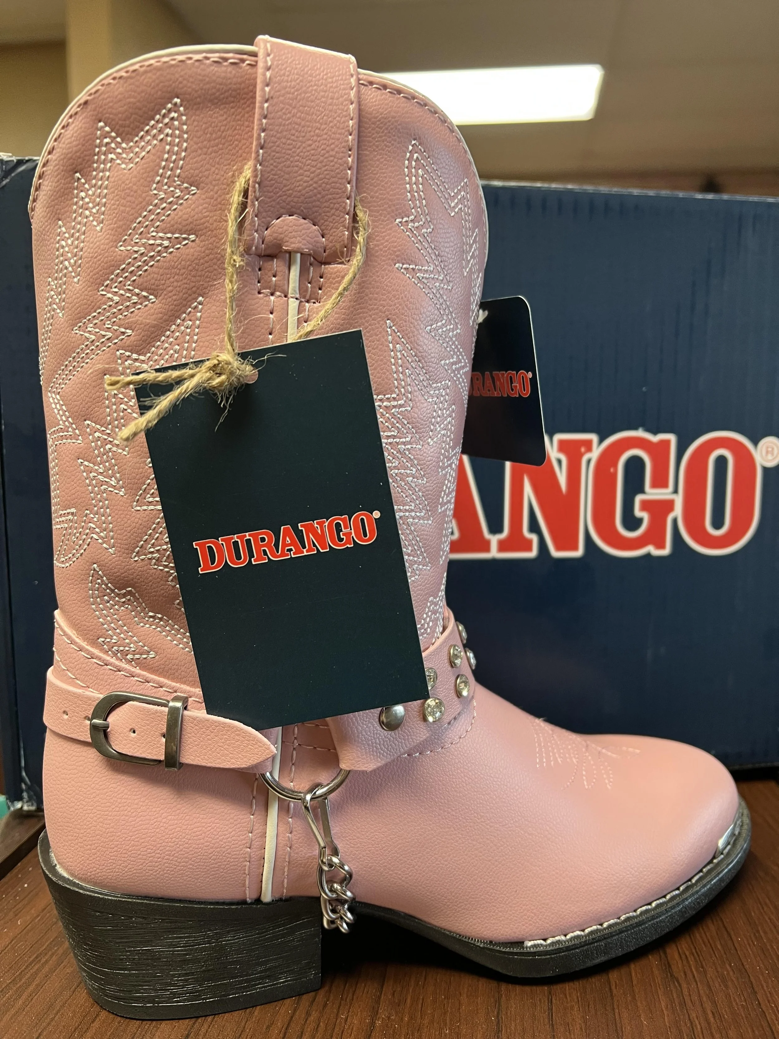 DURANGO® LITTLE KID PINK RHINESTONE WESTERN BOOT — CoffmanTack