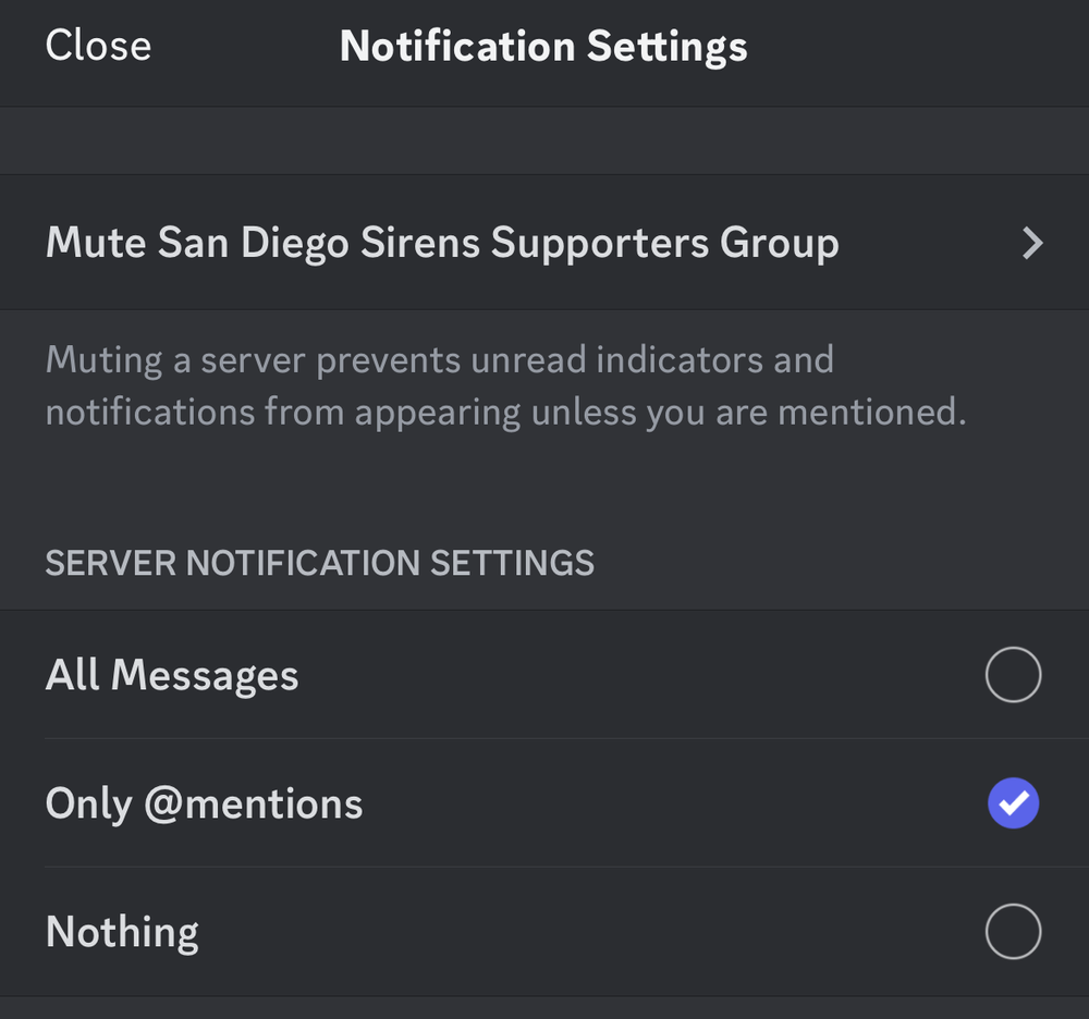 Discord — San Diego Sirens