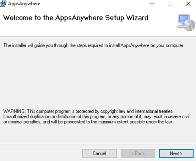 Windows Set Up Instructions — AppsAnywhere + Kroll