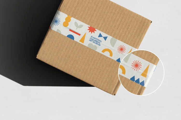Kraft paper Bag & Sticker mockup — mockstar