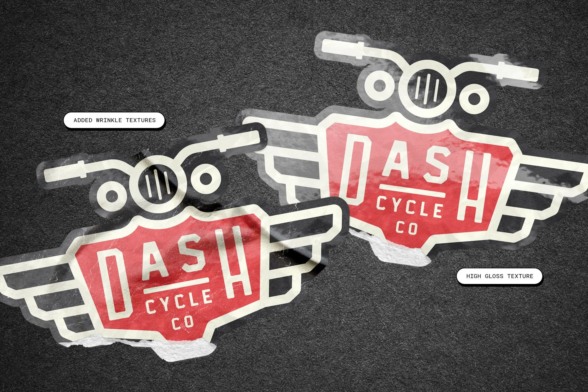 NEW RELEASE: Ripped Sticker mockup — mockstar