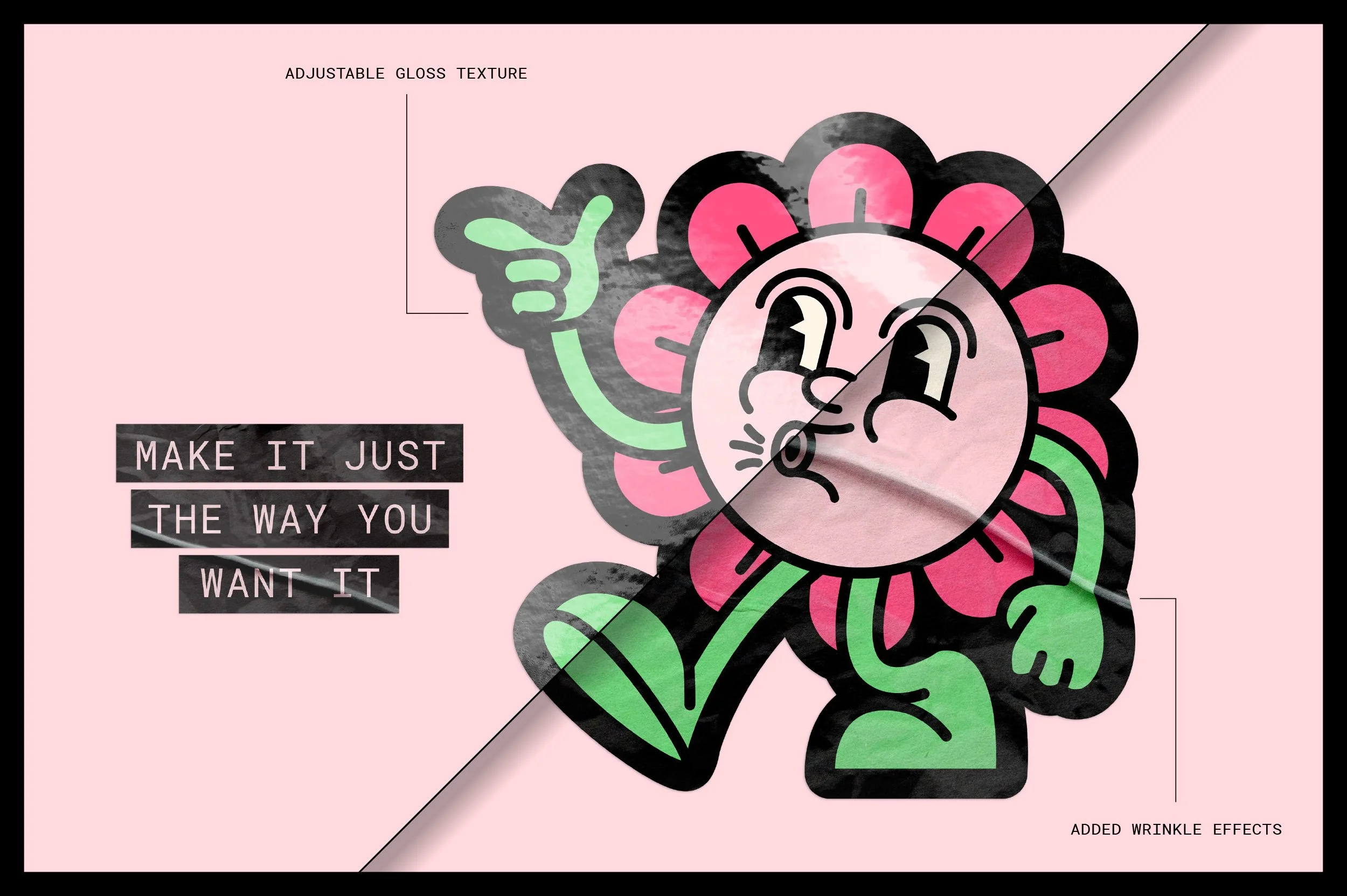 Custom Shape Die Cut Card Mockup — mockstar