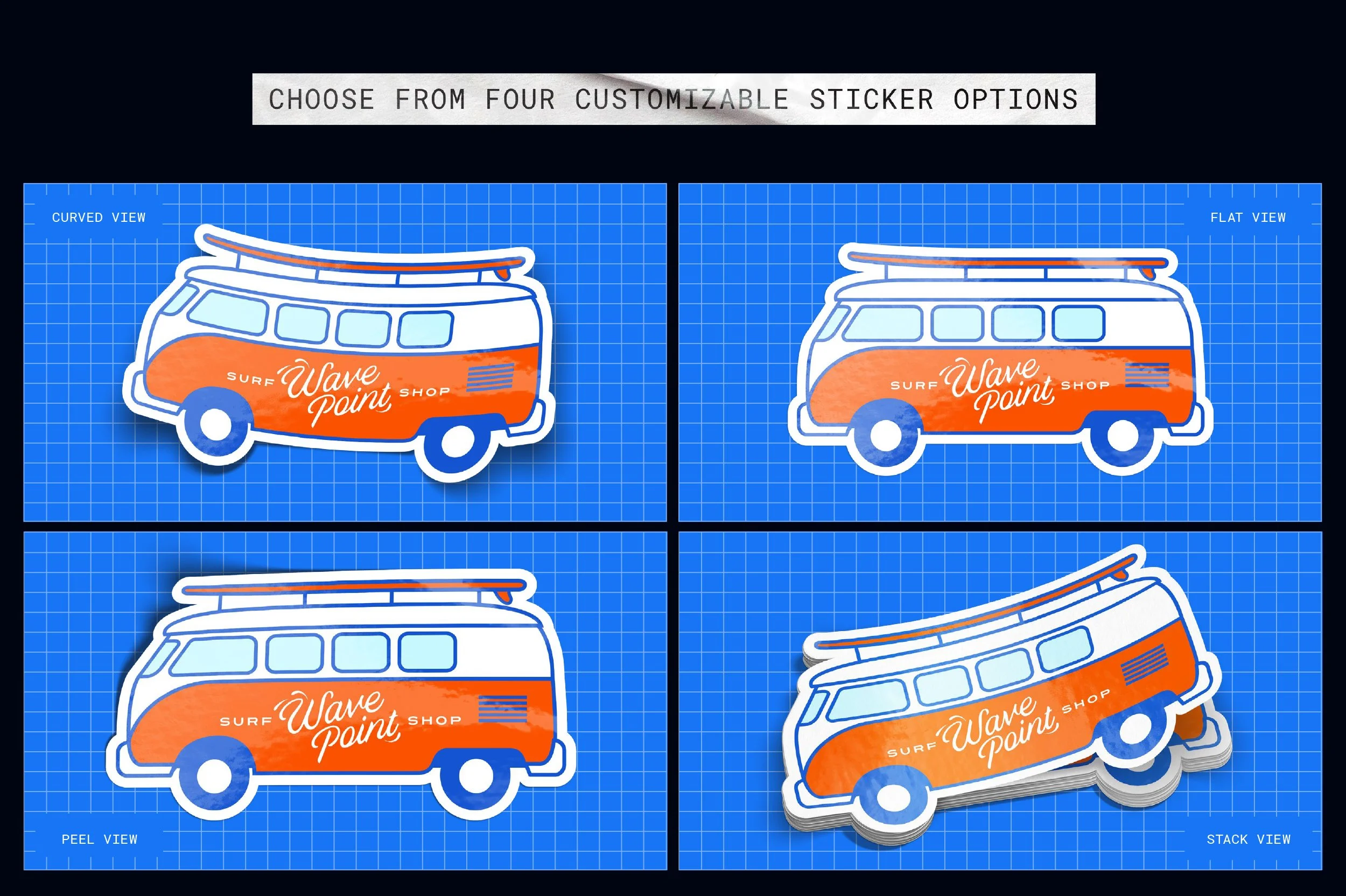 Custom Shape Die Cut Card Mockup — mockstar