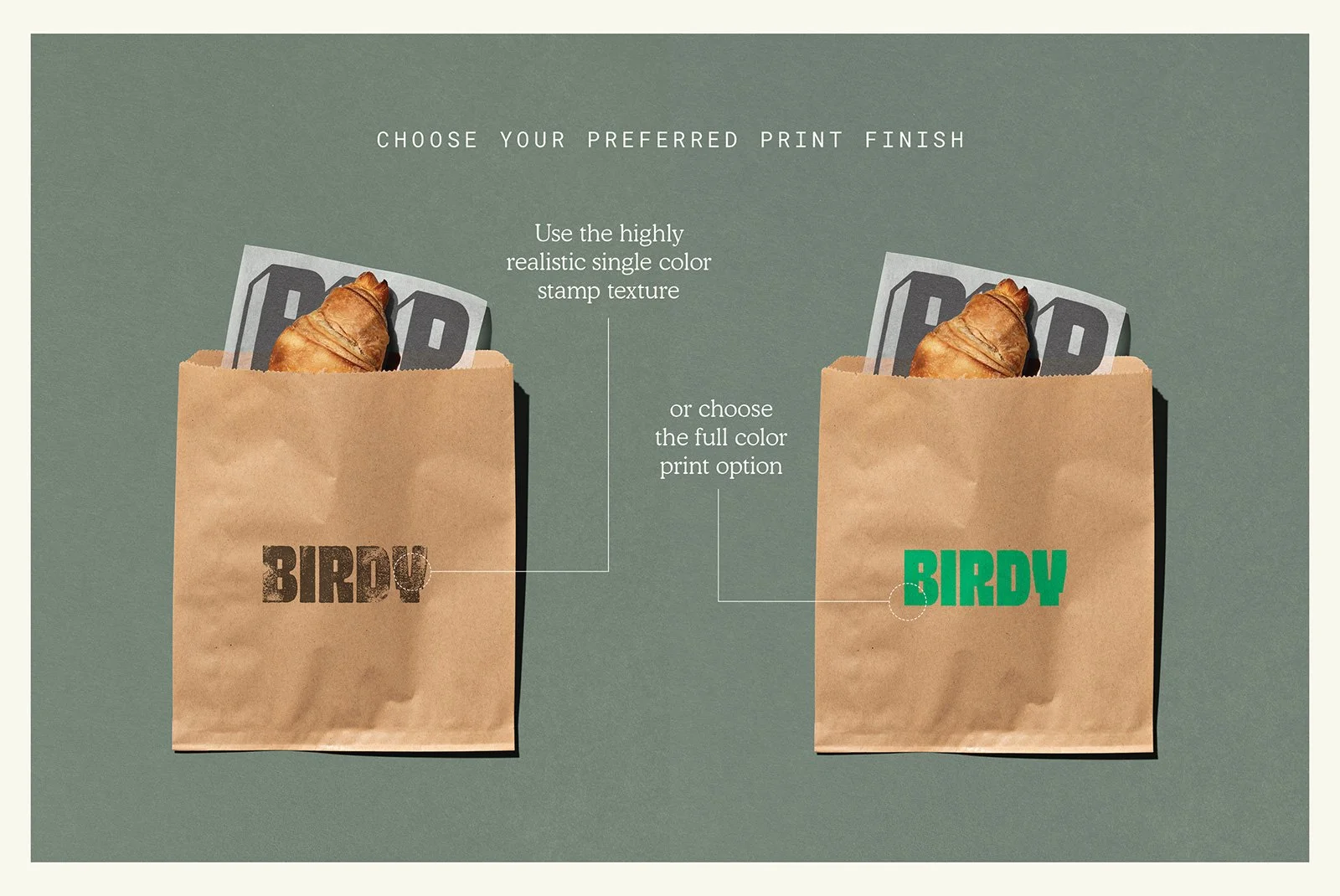 Menu & Food Paper Mockup #2 — mockstar