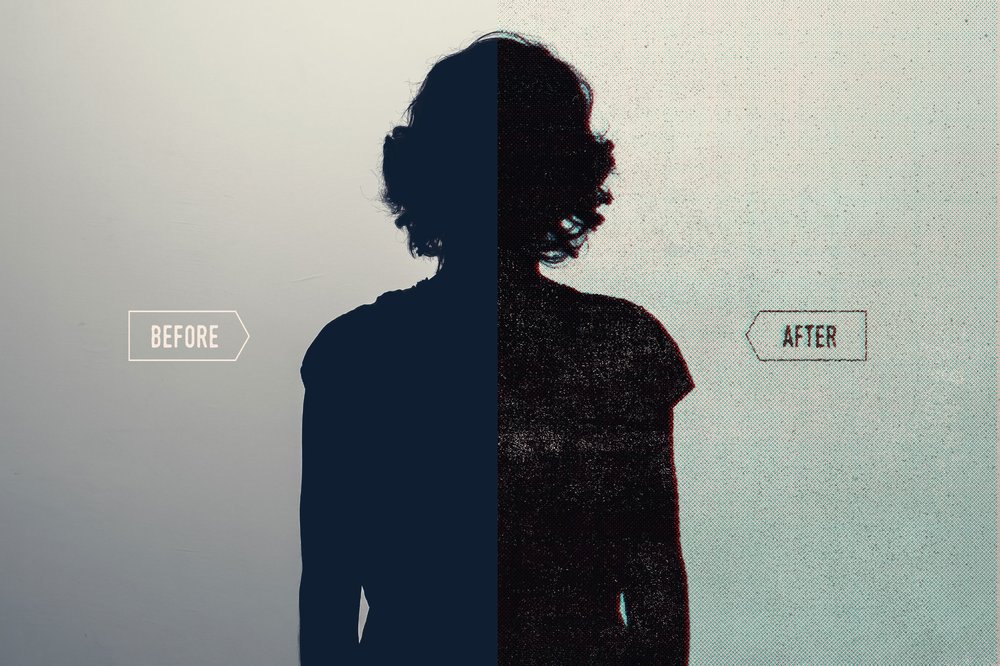 Risoprint Creator Texture Effect for Photoshop — mockstar