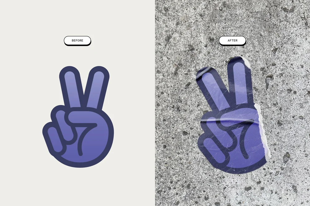NEW RELEASE: Ripped Sticker mockup — mockstar