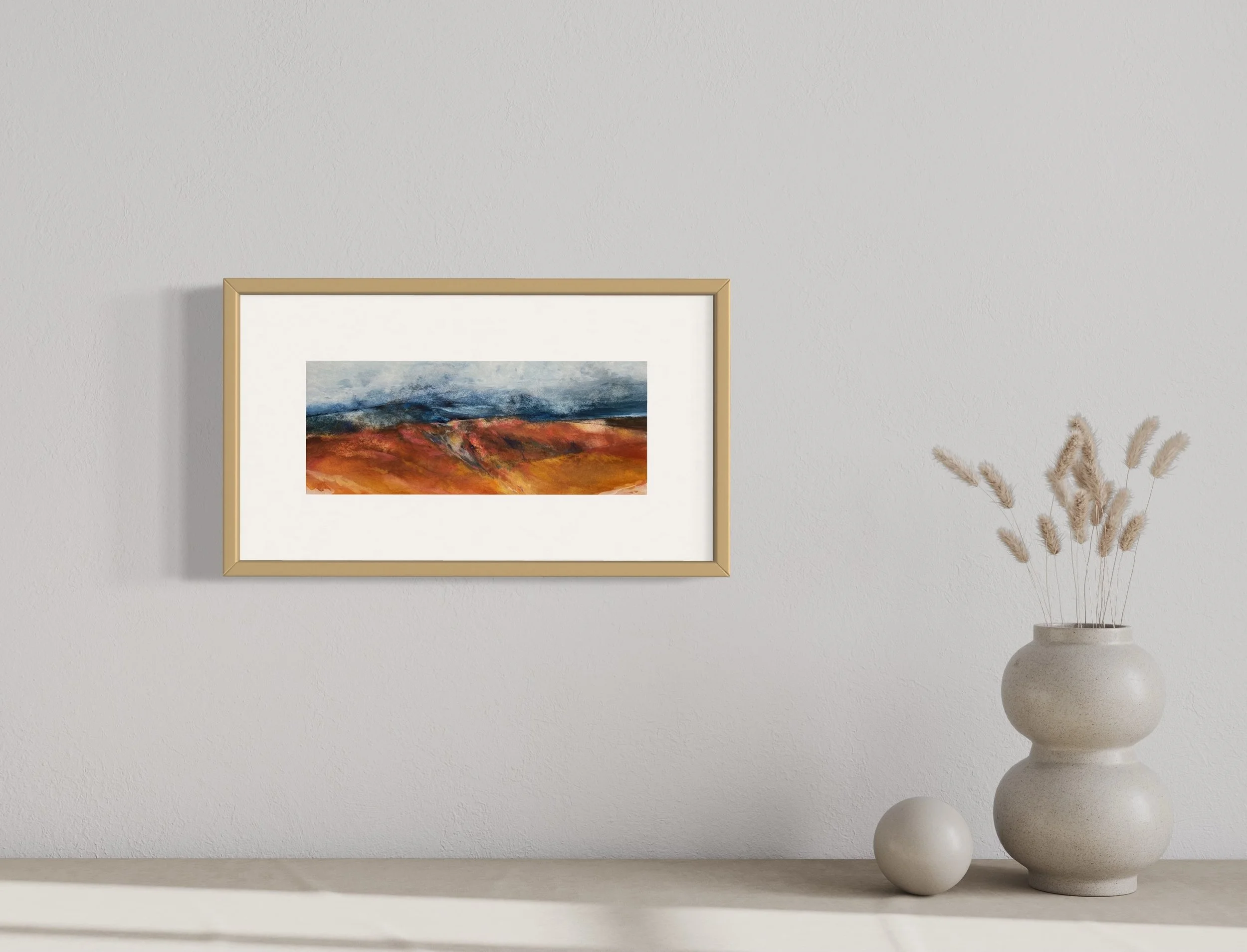 Burnished by Alex Boyd Jones, watercolour, conte and coloured pencil ...
