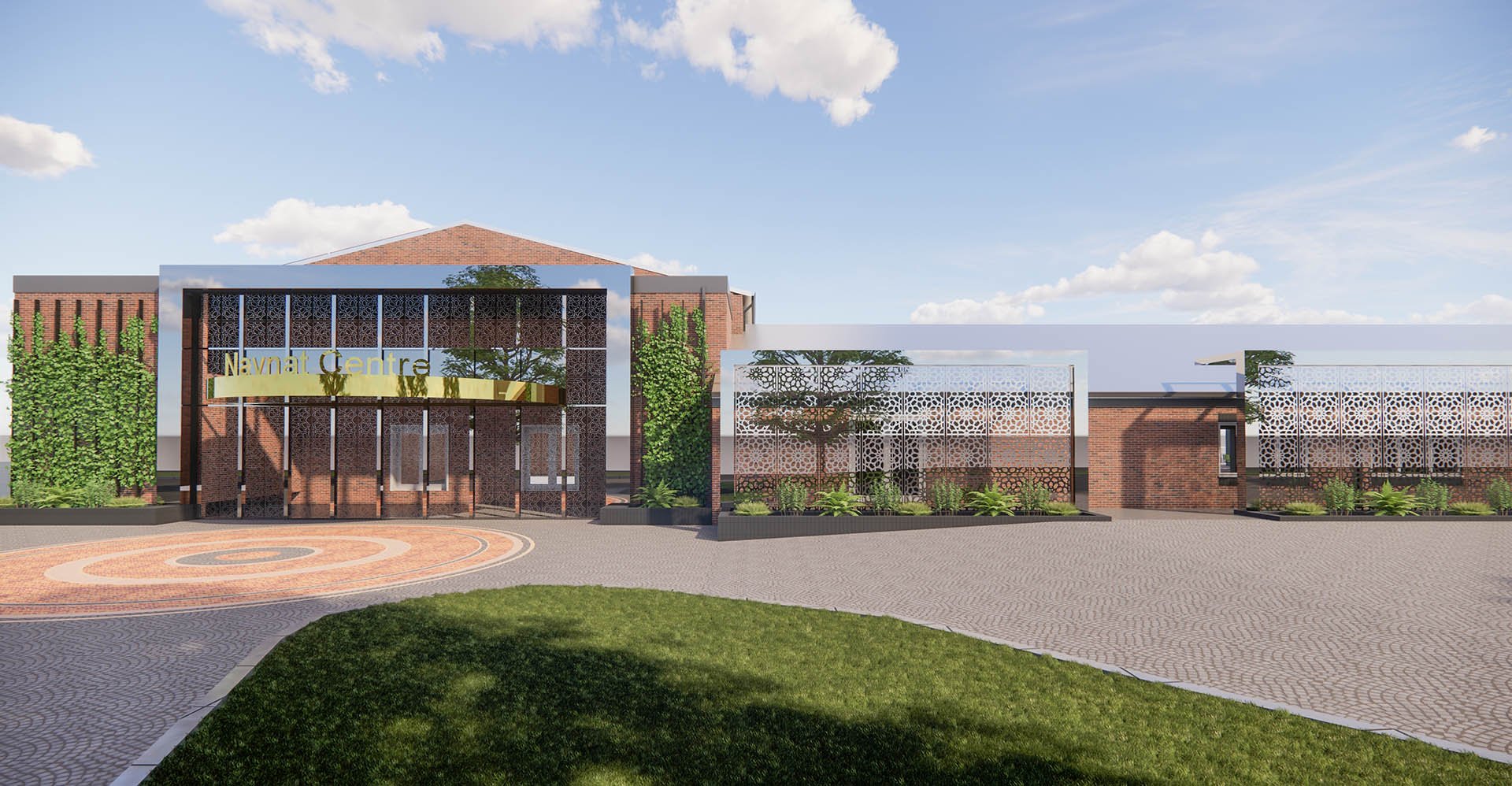 Navnat Community Centre Facade I Floyd Slaski Architects