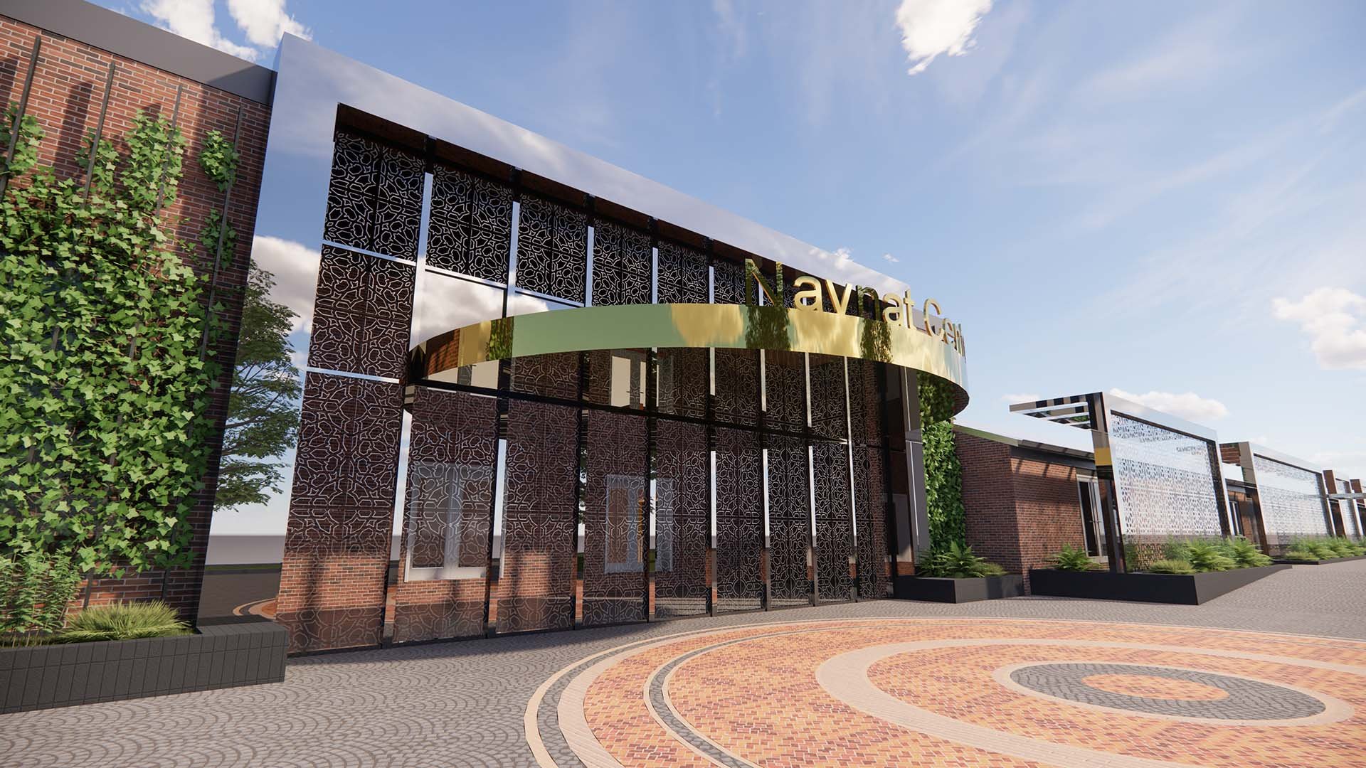 Navnat Community Centre Facade I Floyd Slaski Architects