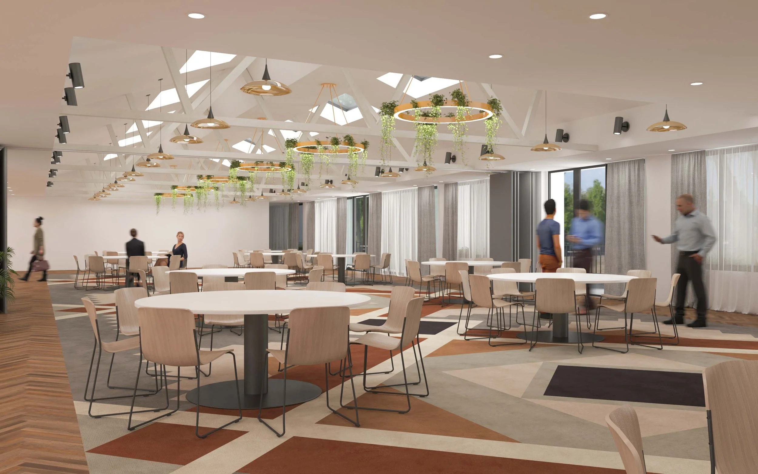 Navnat Community Centre Dining Hall I Floyd Slaski Architects
