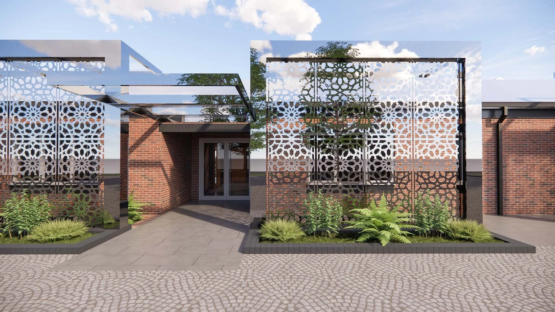 Navnat Community Centre Facade I Floyd Slaski Architects