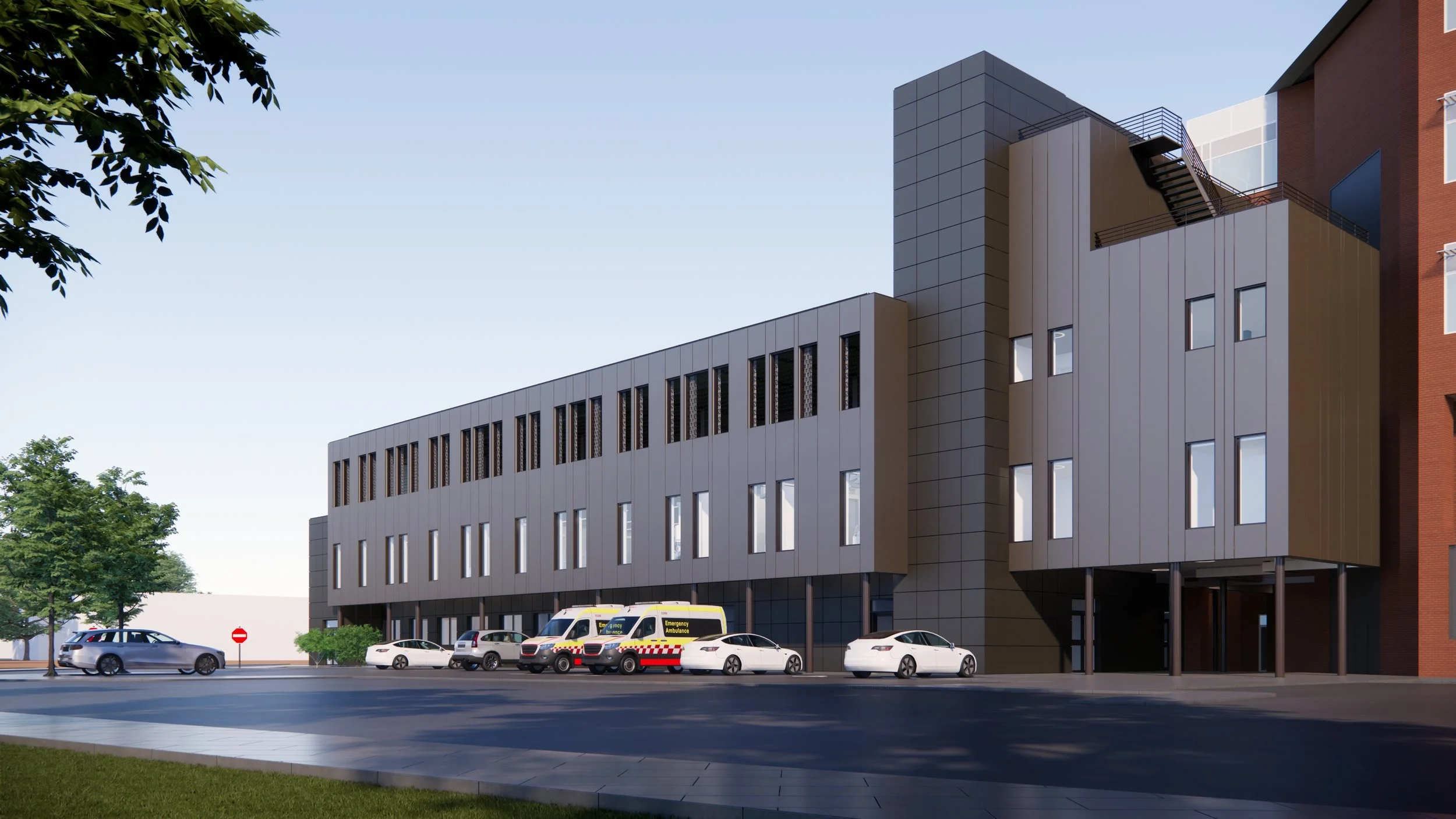 St George’s University Hospital Modular ITU building I Floyd Slaski ...