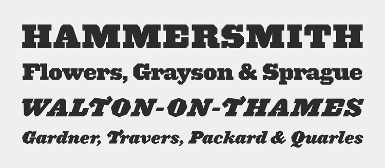 Typefaces — Jonathan Hoefler