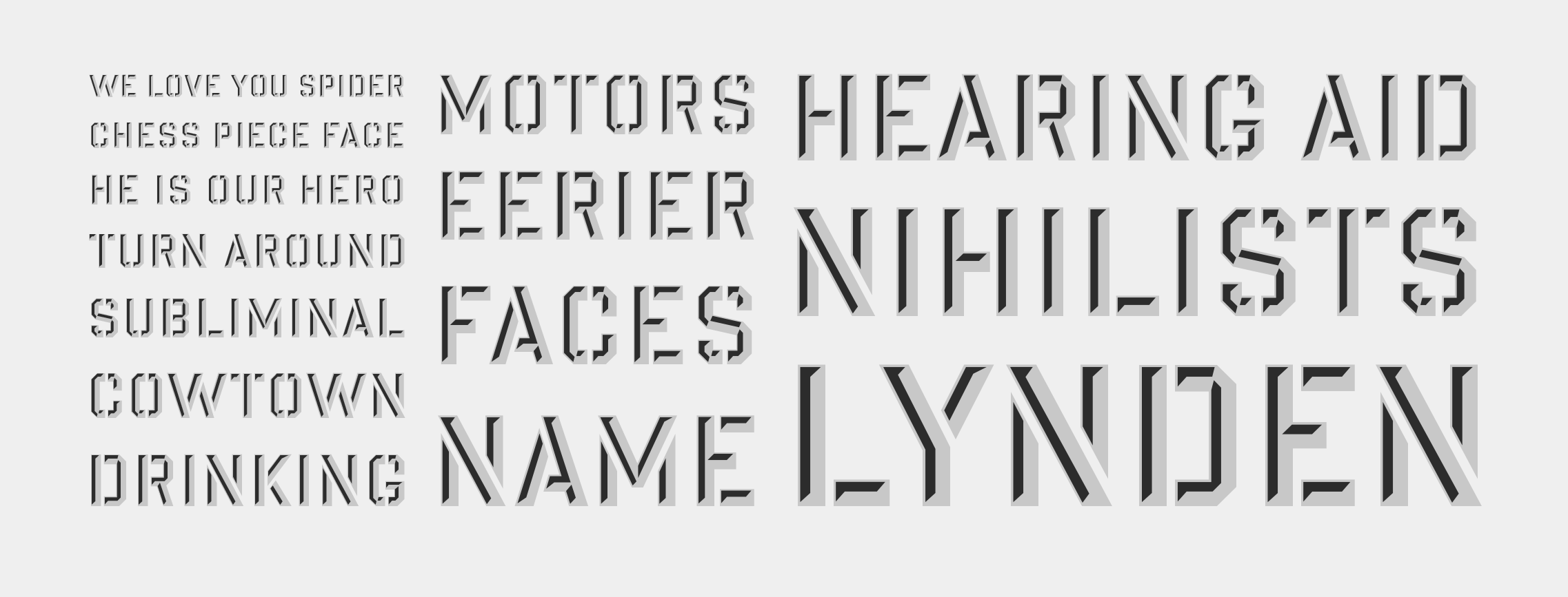 Typefaces — Jonathan Hoefler