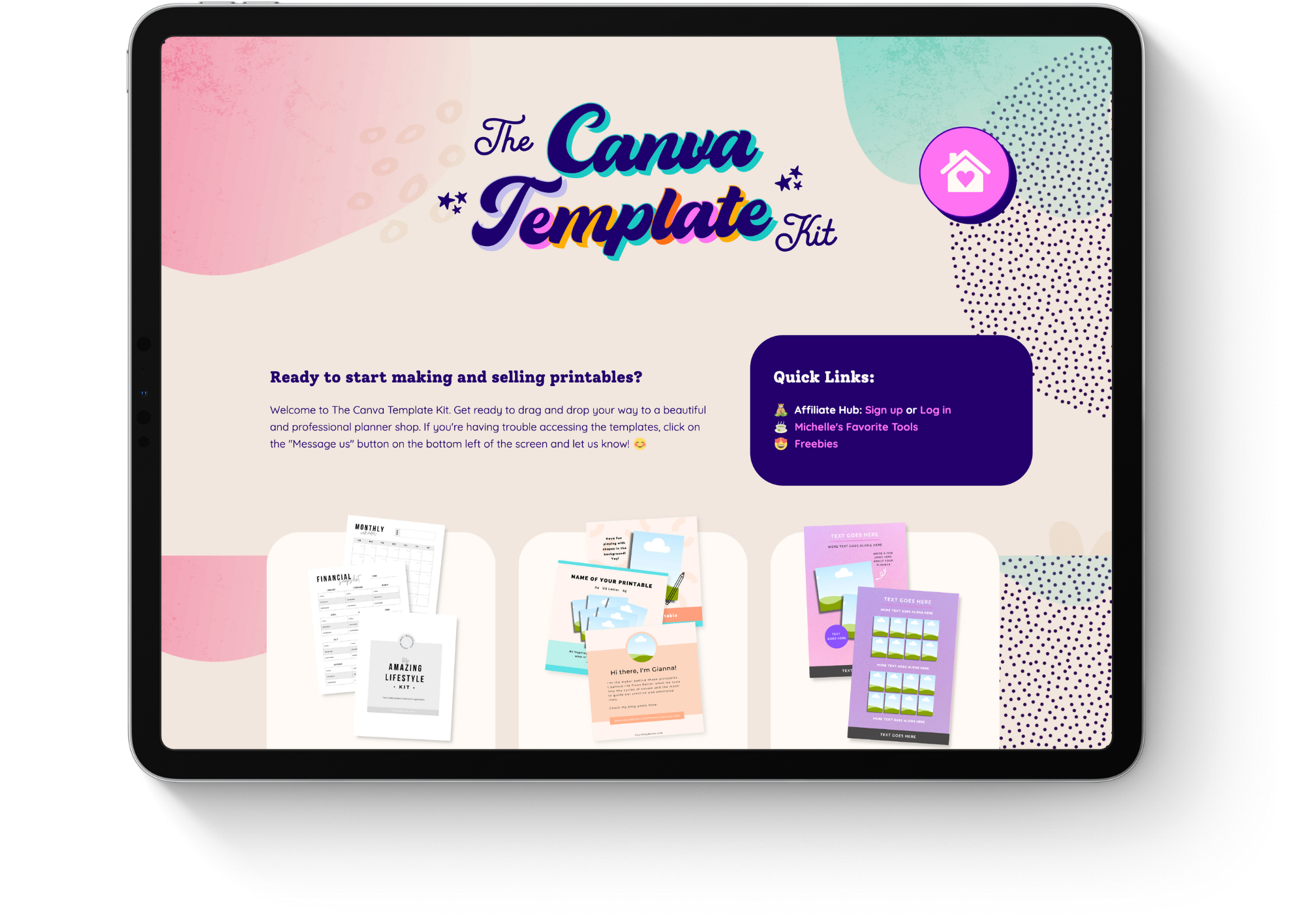 Canva Template Kit Planner Girl Hub Canva Template Kit Planner Girl Hub