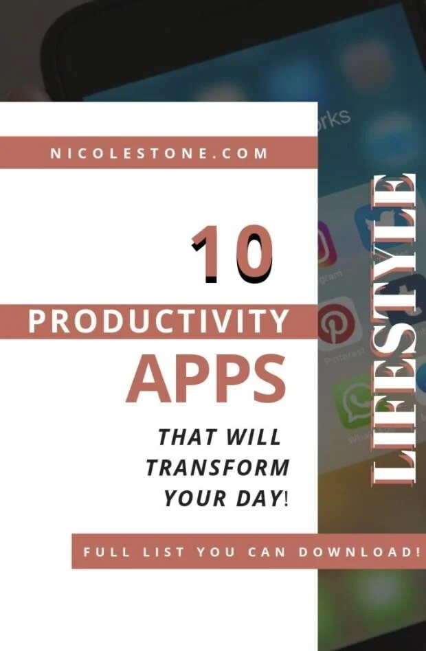 10 Productivity Apps That Will Transform Your Day — Nicole Stone