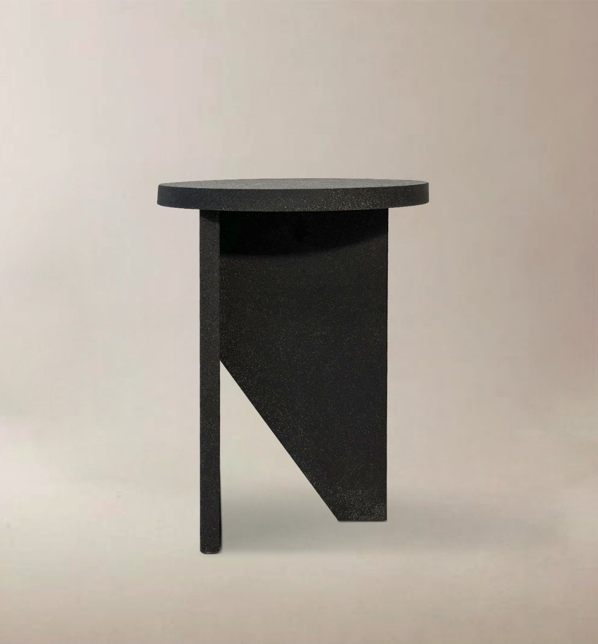 Round Travertine Luna Coffee Table — Stono Home