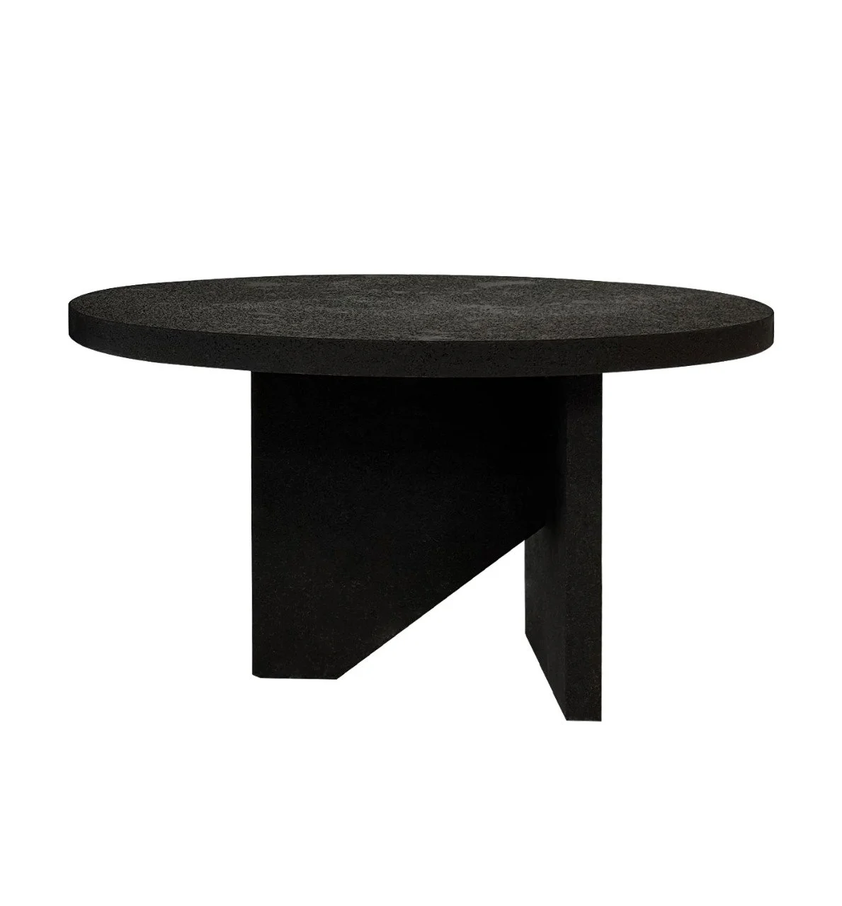 Round Travertine Luna Coffee Table — Stono Home