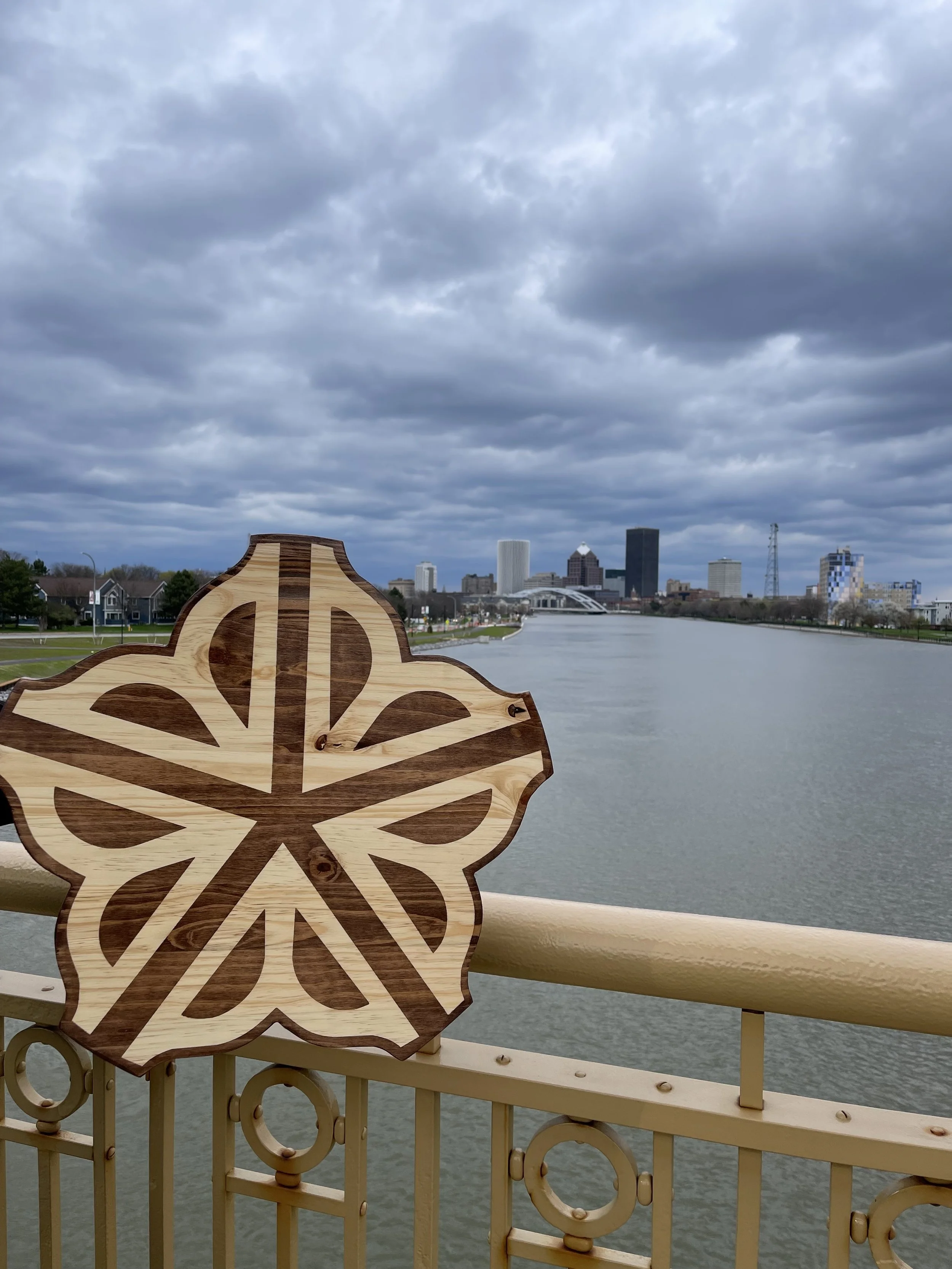 Rochester, New York Flower City Logo Wall Hanging — Flour City Craft ...