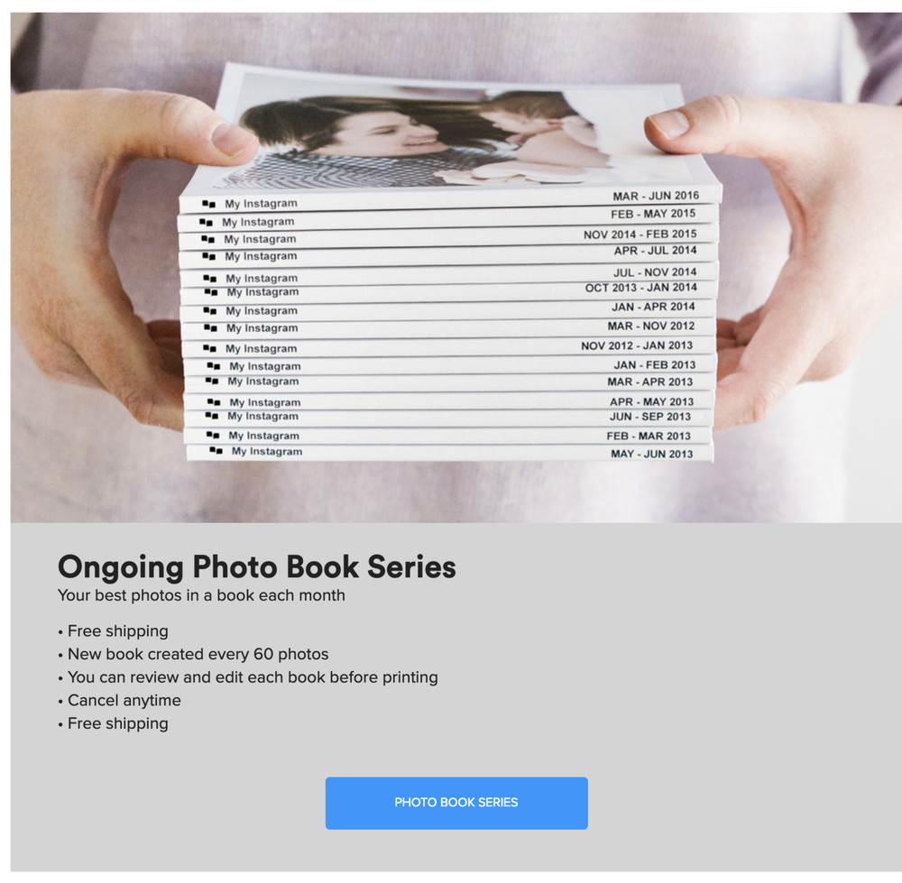 Chatbooks for easy Instagram scrapbooking — Katie the Creative Lady ...