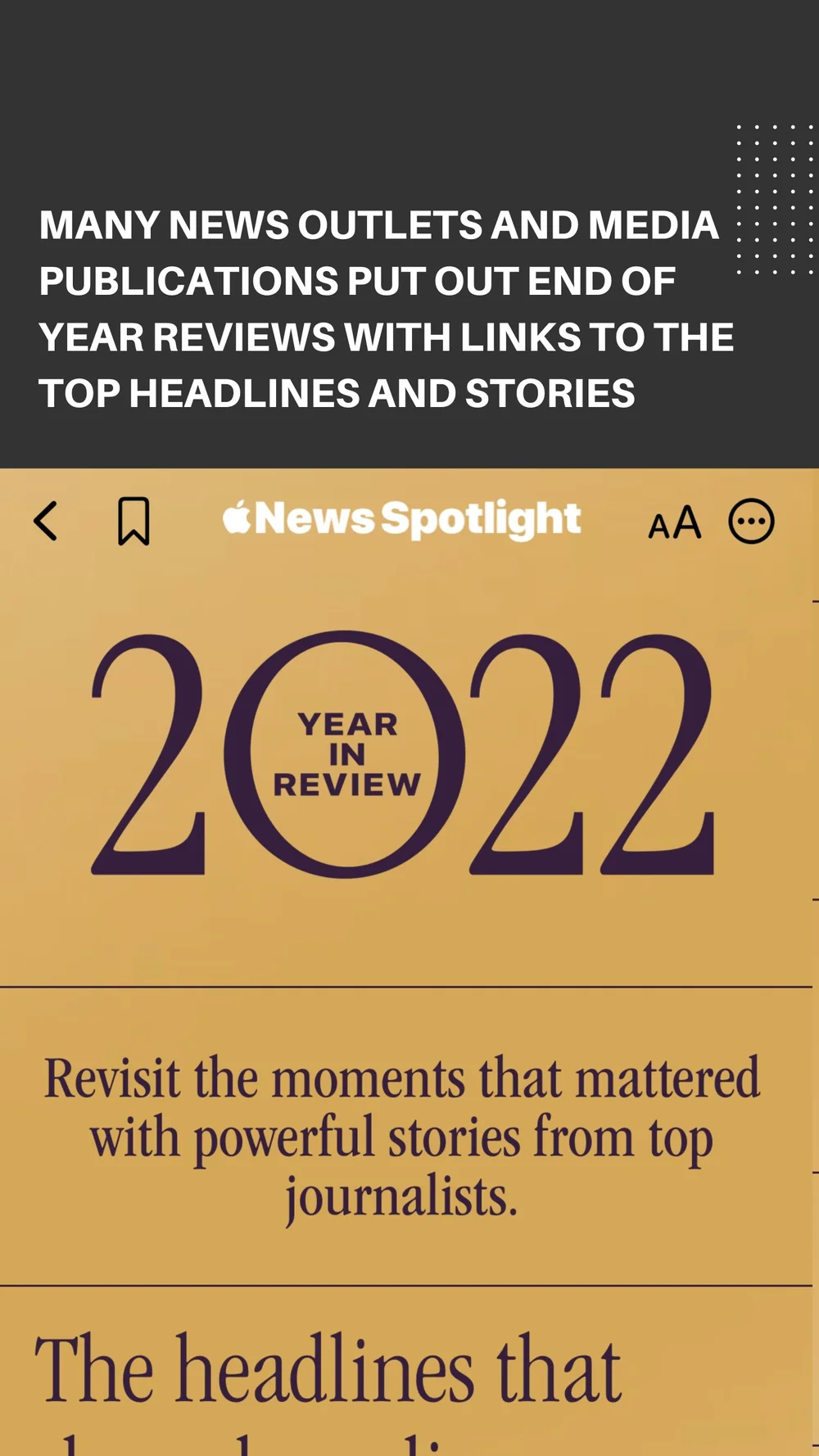Use year-end news stories for your memory keeping — Katie the Creative ...