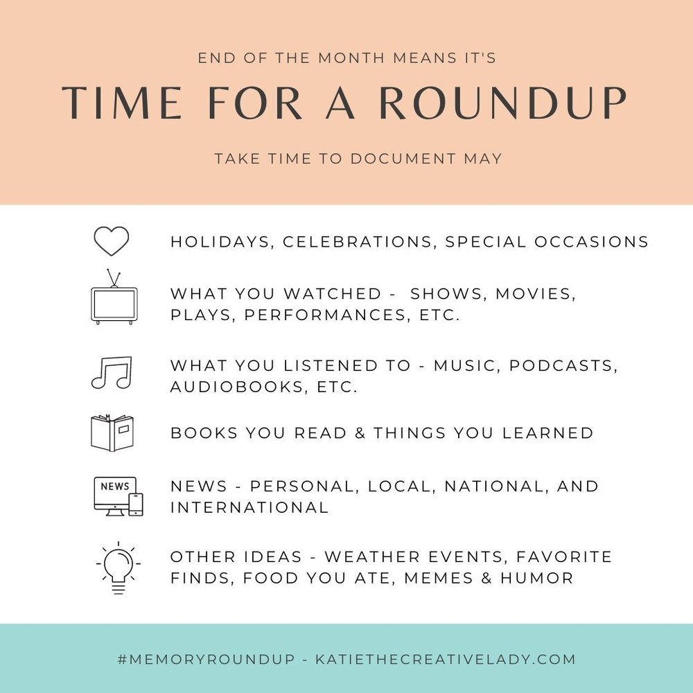 Time to roundup the month of May — Katie the Creative Lady | Create ...