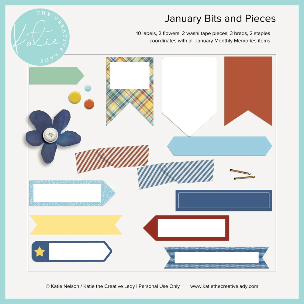 Scrapbook Tape Peices