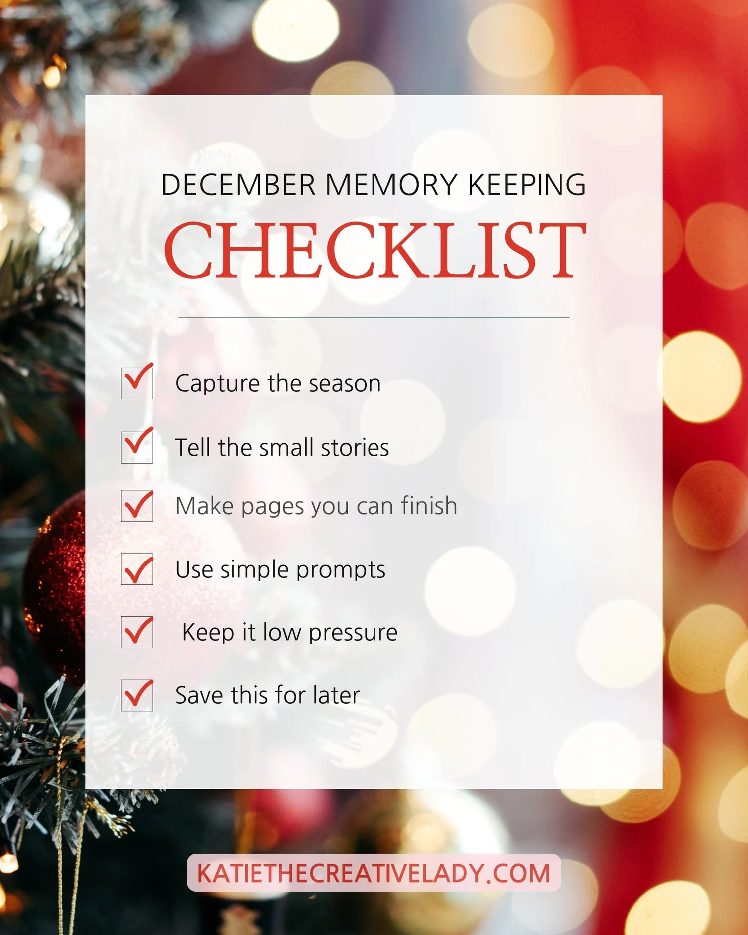 December Memory Keeping Ideas, My Best Christmas and Holiday Posts ...
