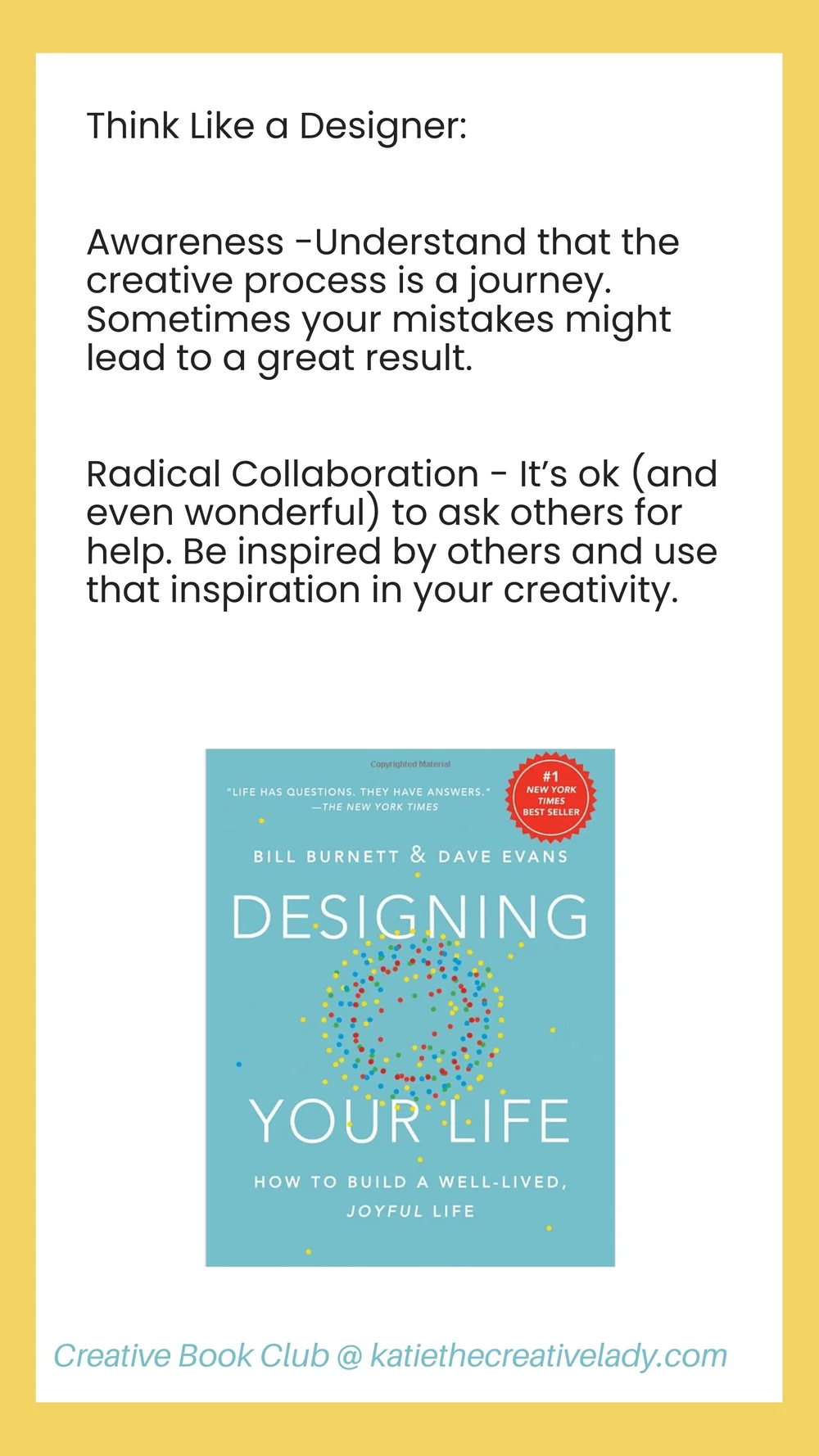 Designing Your Life - Part 1 — Katie the Creative Lady | Create ...