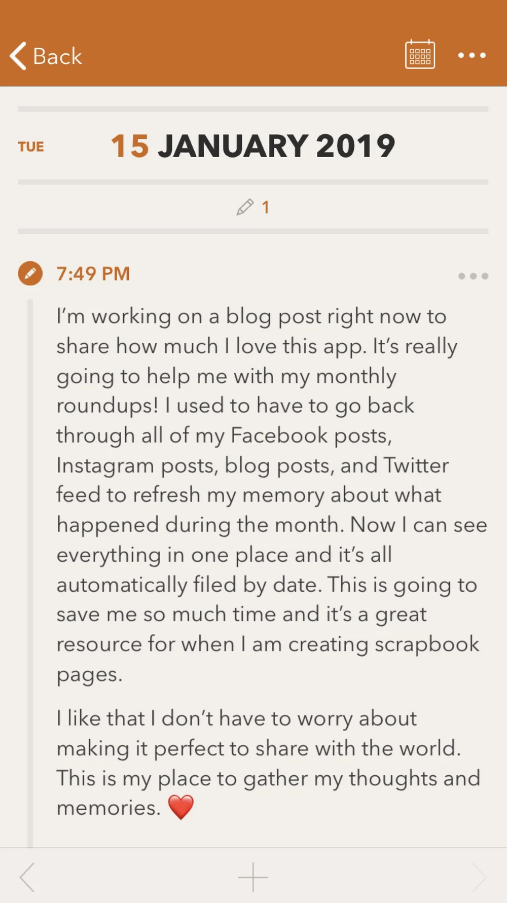 Momento App - the easy way to automate a journal and document daily ...