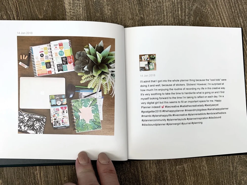 Chatbooks for easy Instagram scrapbooking — Katie the Creative Lady ...